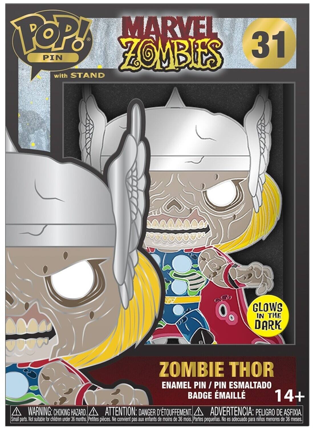 Funko POP! PINS: Marvel: Zombie Thor APPAREL Multicolor 671803471047 ...
