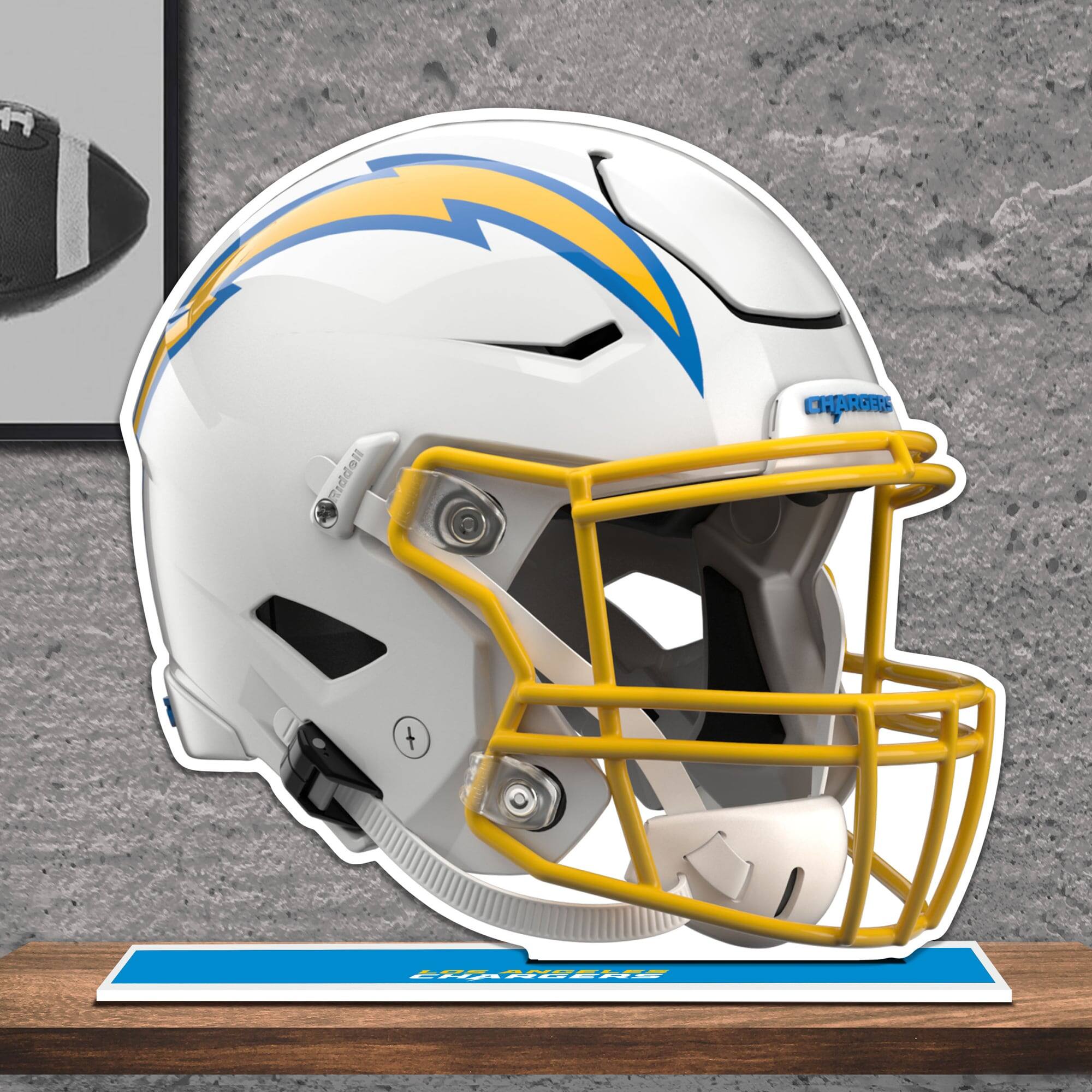UPI Marketing Los Angeles Chargers 10" Speed Helmet Standee Multicolor ...
