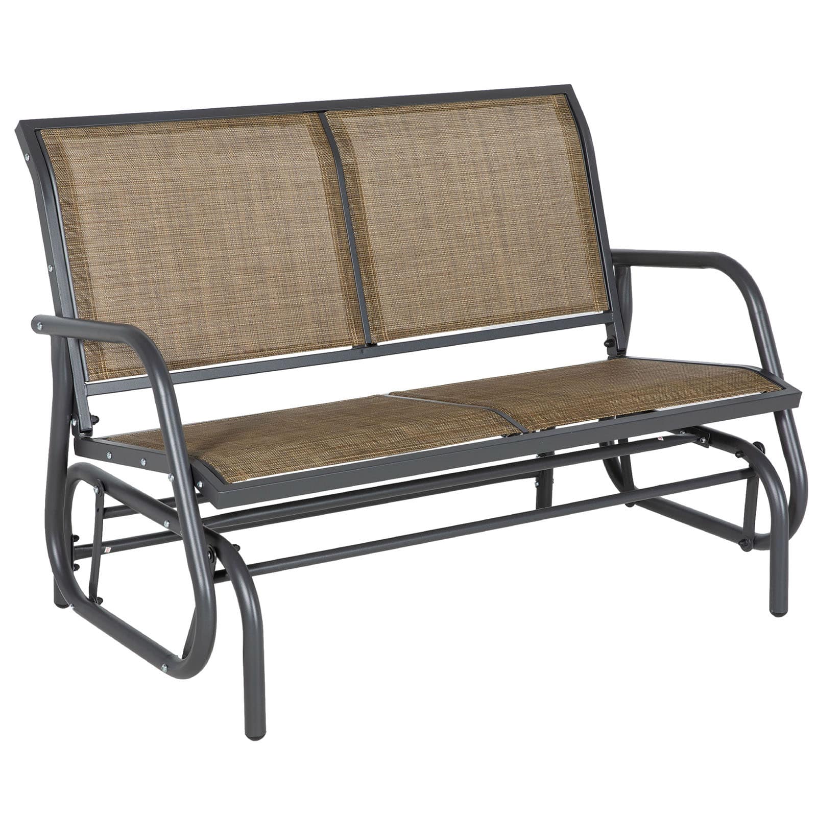 Chateau Abodes - 2-Person Outdoor Glider Bench, Double Swing Chair with ...