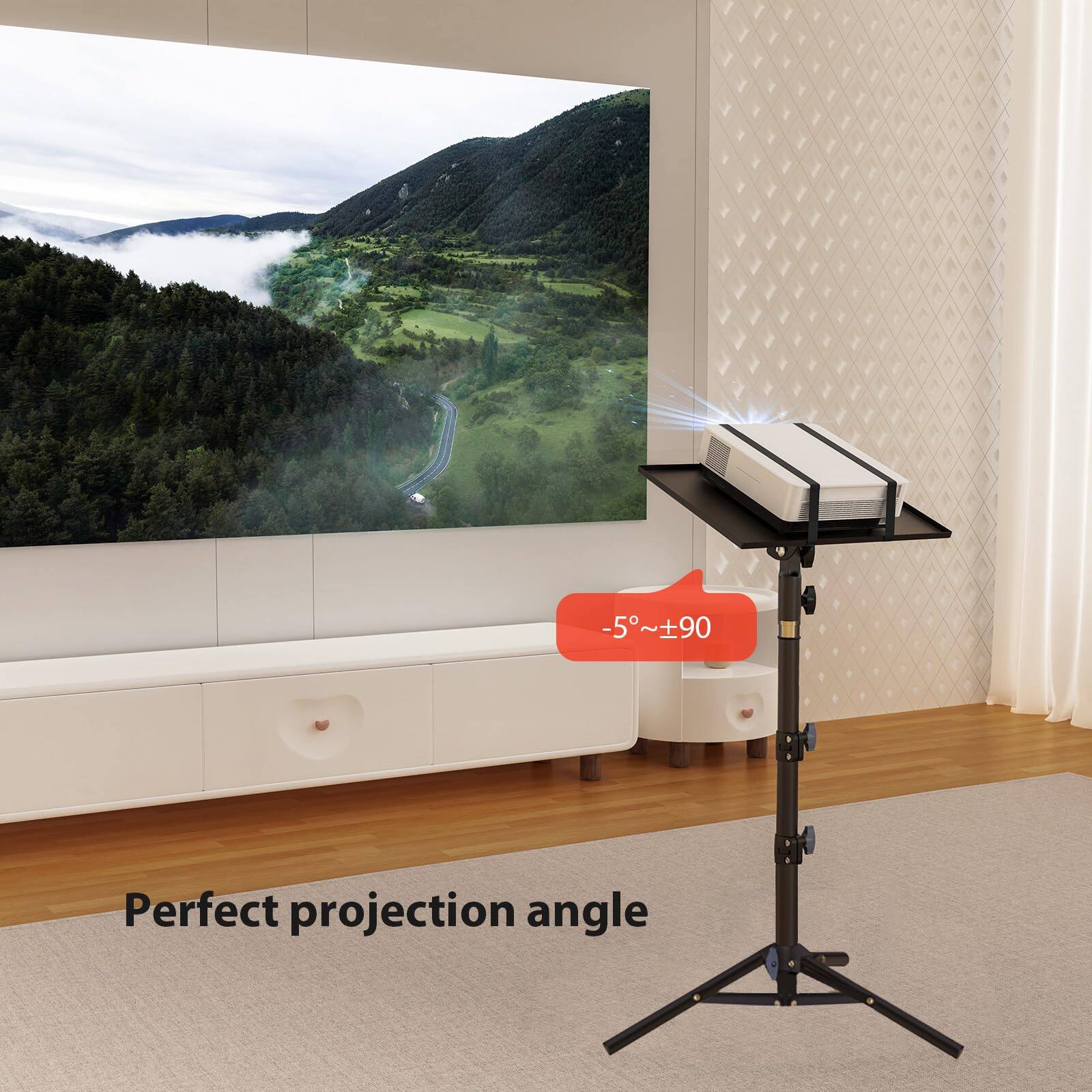 Cedar Assembly 2025 Upgraded Projector Tripod Stand Height 23 5 To 45 ...