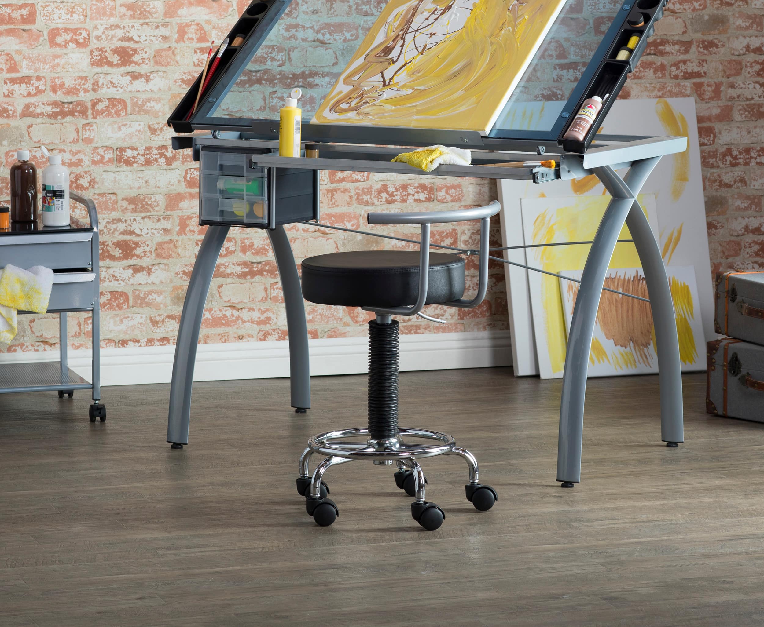 Customer Reviews: Studio Designs Futura Height Adjustable Stool with ...