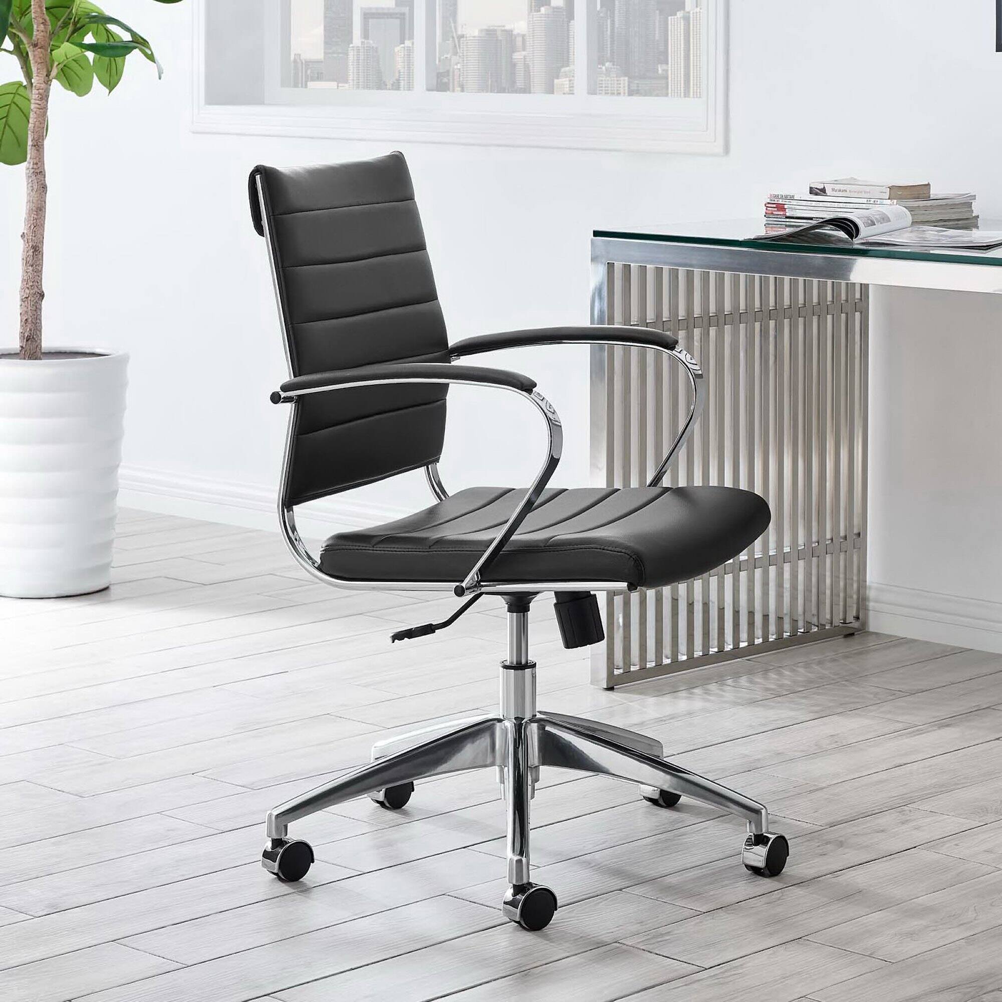 Jive Mid Back Office Chair by Modway Black EEI-273 - Best Buy