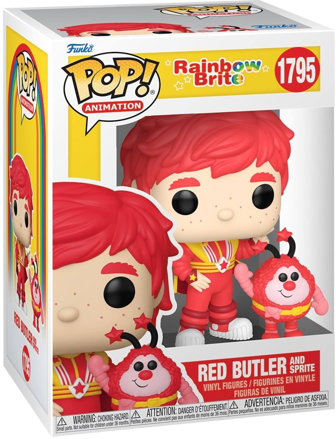 Funko POP & Buddy: Rainbow Brite Red Butler & Sprite Collectibles ...
