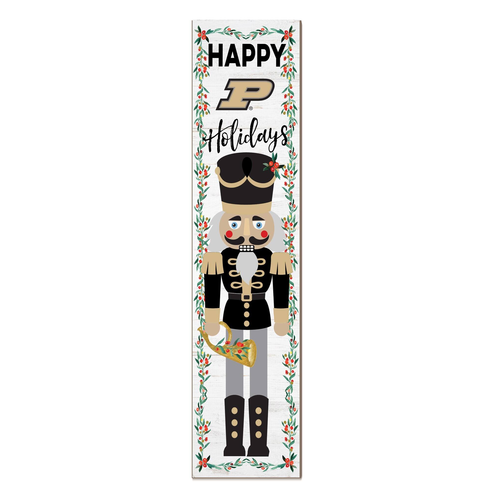 Jardine Purdue Boilermakers 11" x 46" Nutcracker Holiday Leaner Sign ...