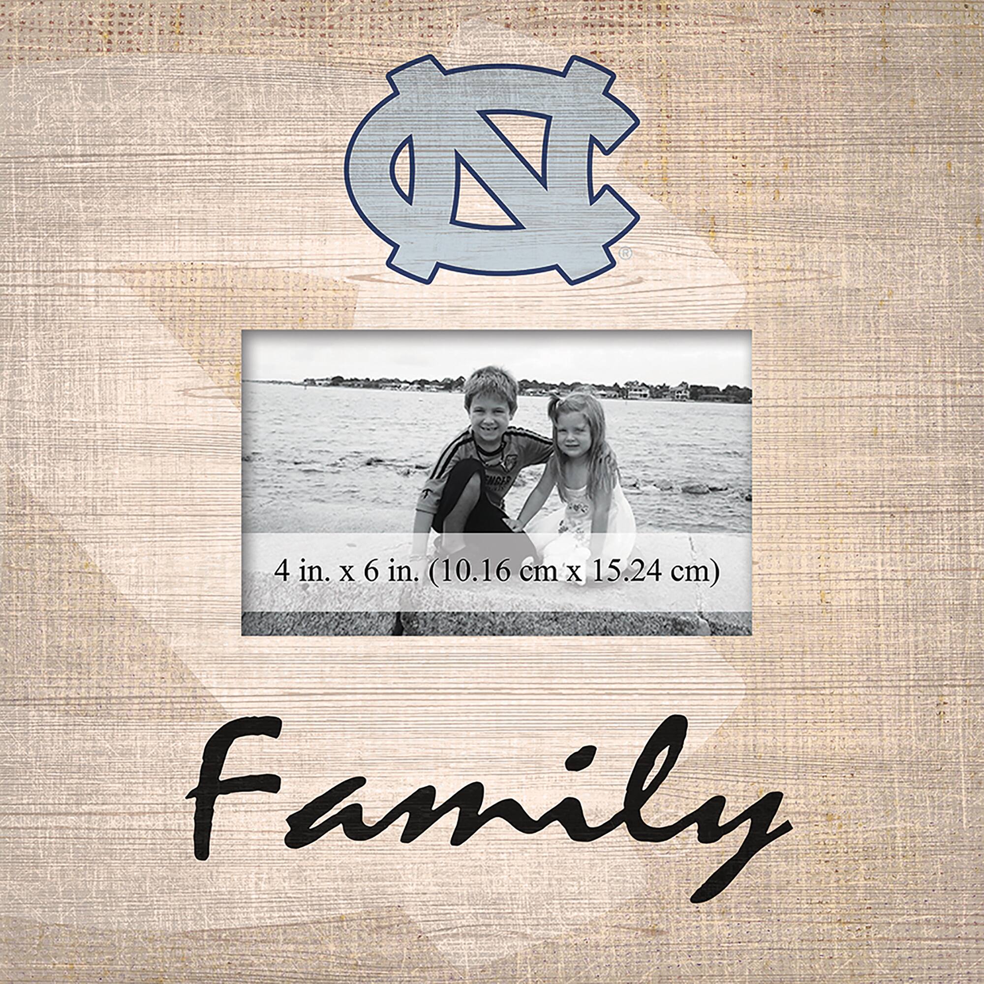 Fan Creations North Carolina Tar Heels 10'' x 10'' Burlap Pattern Frame ...