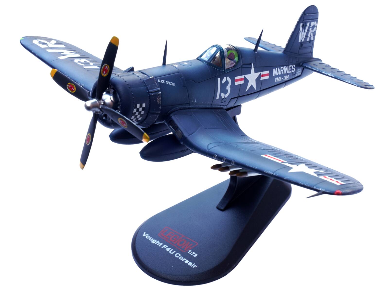 Legion Vought F4U 4 Corsair Fighter Plane "Alice Special" Capt. James ...