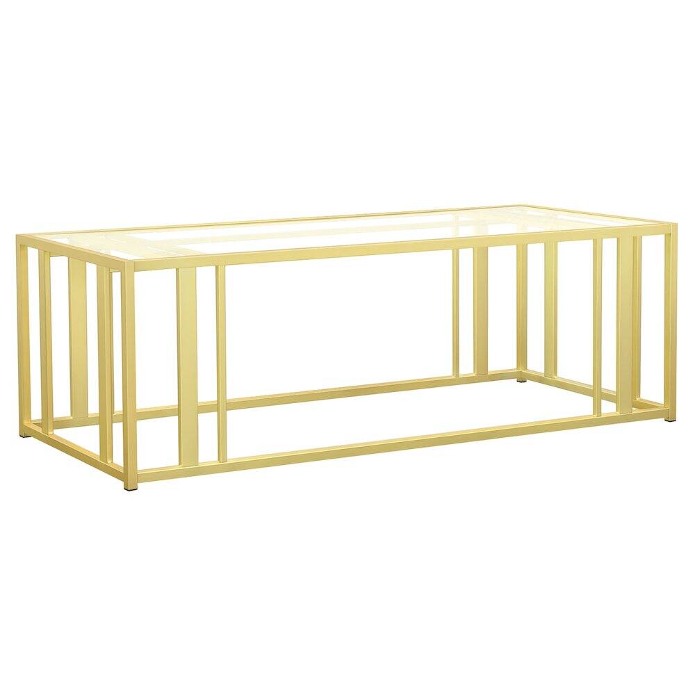 Coaster Co. of America Adri Rectangular Glass Top Coffee Table Matte ...