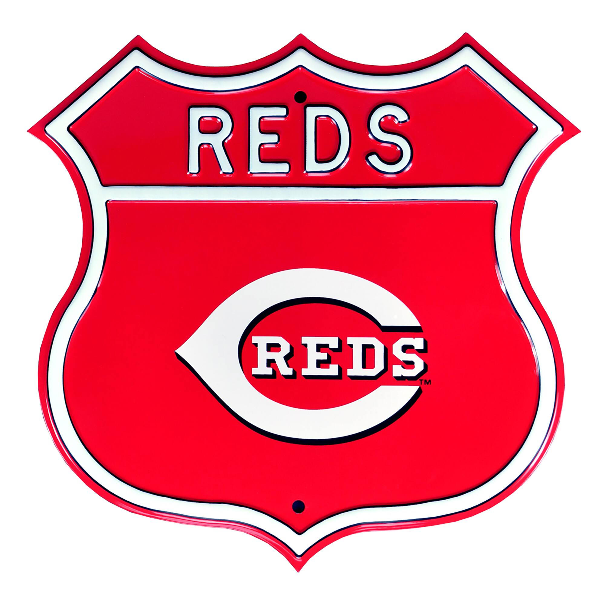 Authentic Street Signs Cincinnati Reds Steel Route Sign Multicolor ...