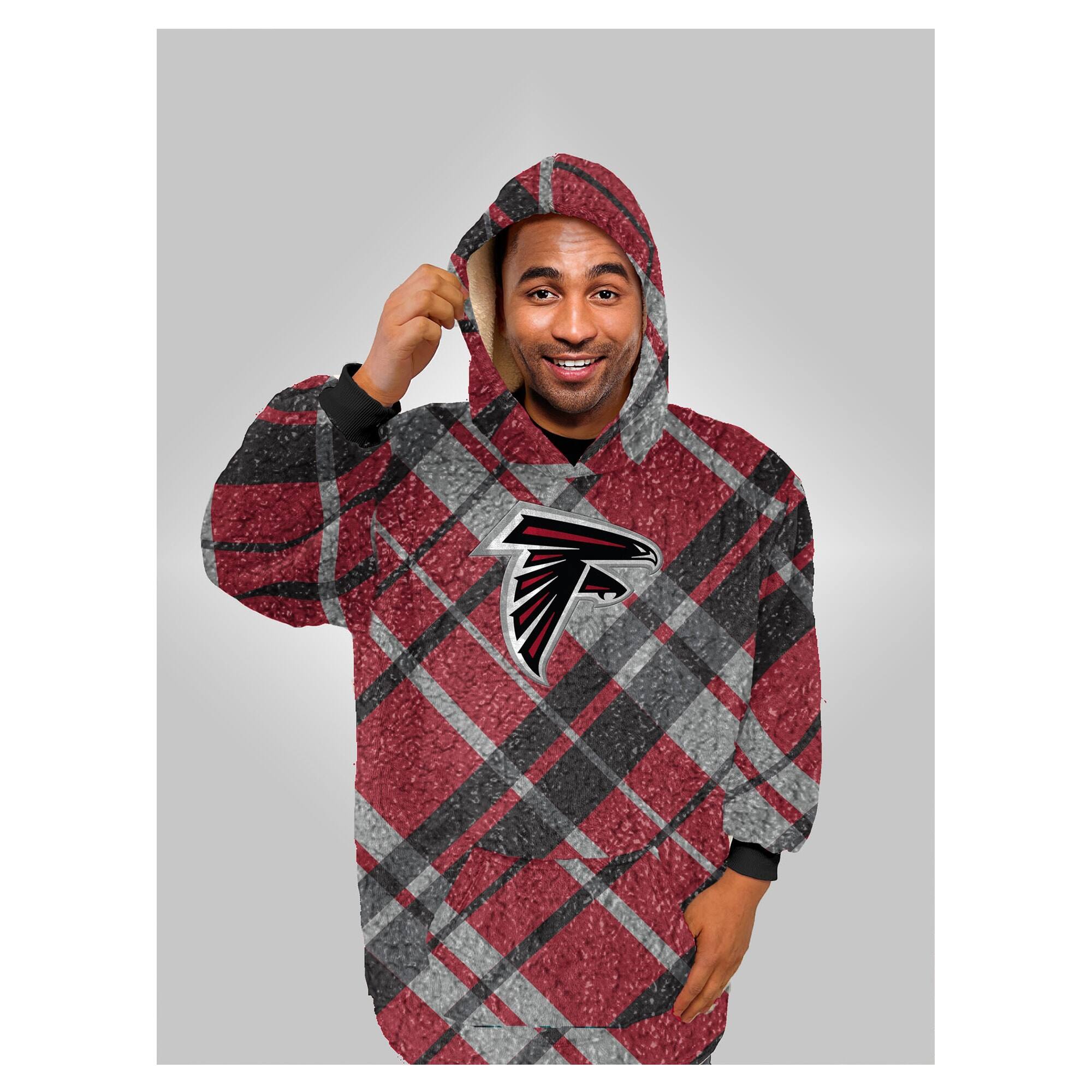 Pegasus Atlanta Falcons 34" x 34" Digital Dash Sherpa Hooded Fan Cape ...