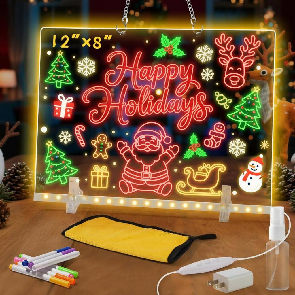 Stylel Star LED Board Dry Erase Light Drawing Note Led Creative ...