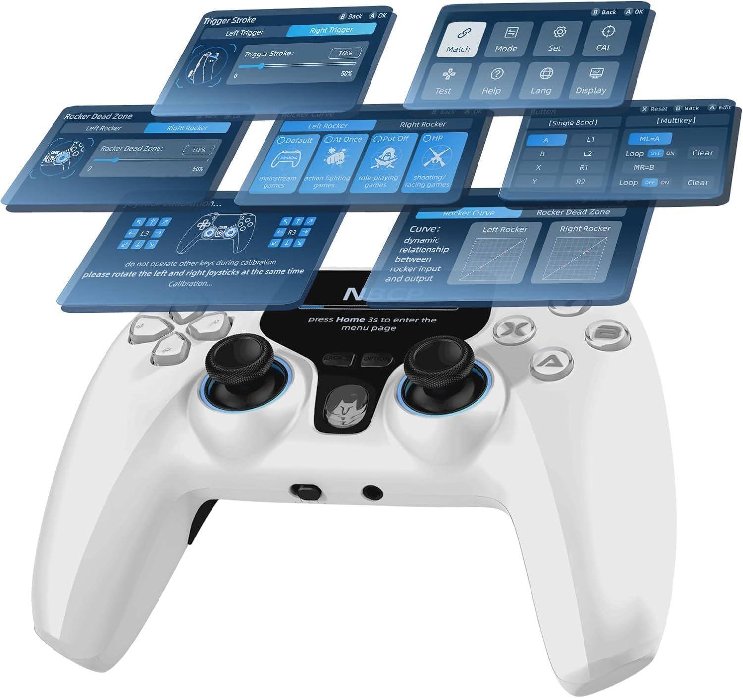 Reds Spade Wireless Pc Pro Controller With Interactive Screen Hall ...
