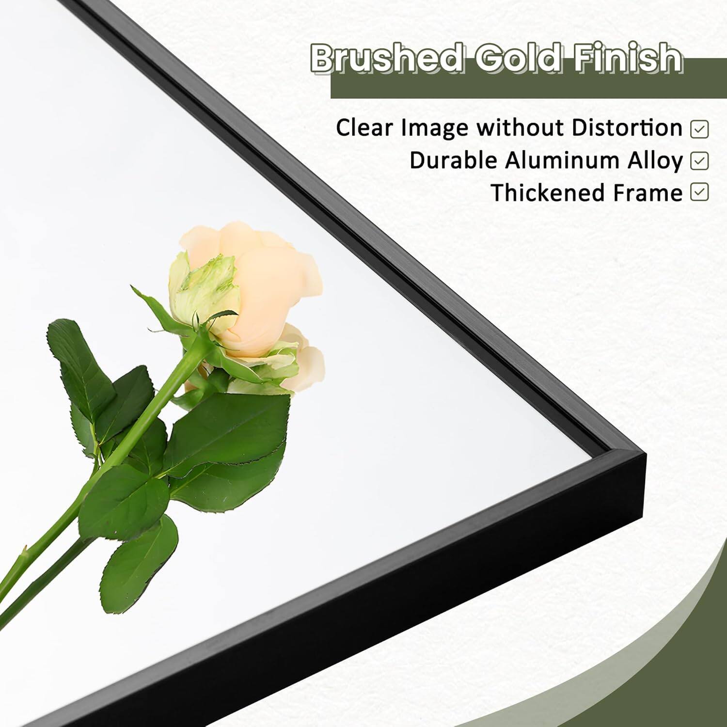 Stamp n Camp NicBex Full Length Mirror with Stand, 64"x24" Aluminum ...