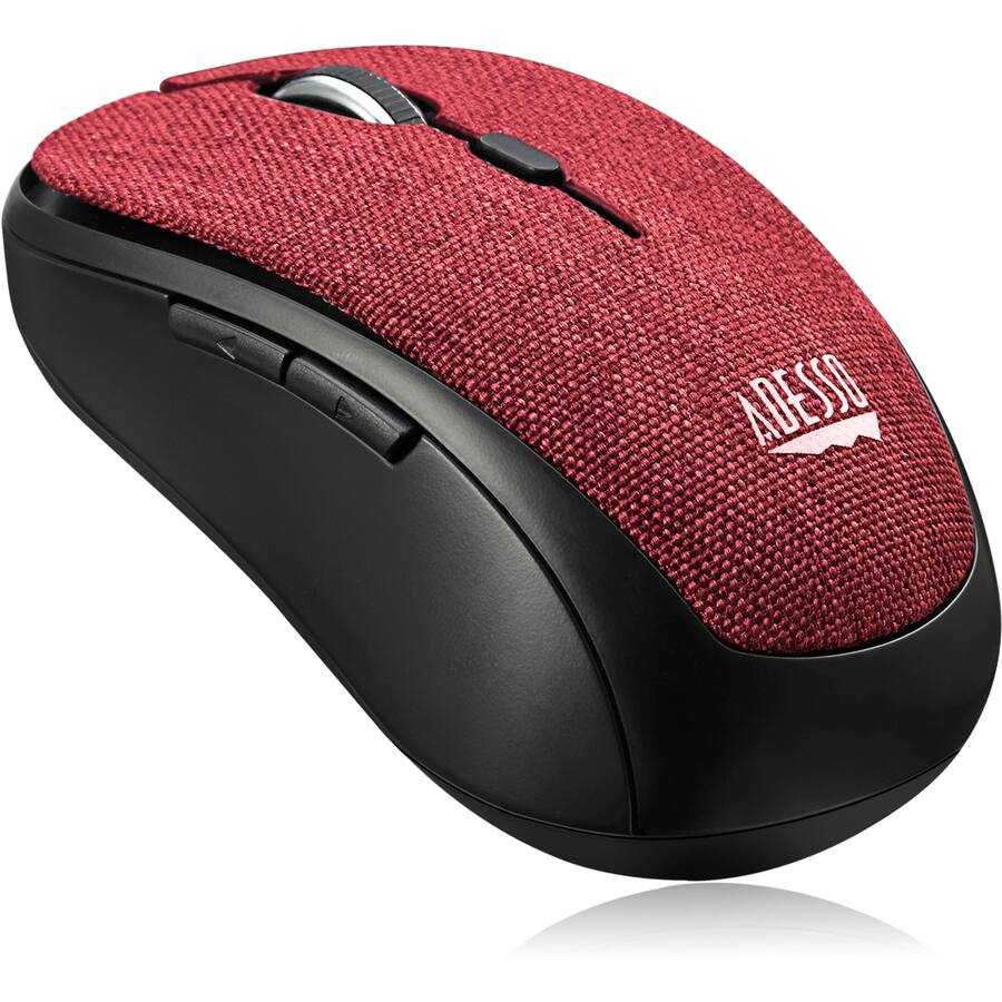 Adesso iMouse S80R Wireless Fabric Optical Mini Mouse Optical Wireless ...