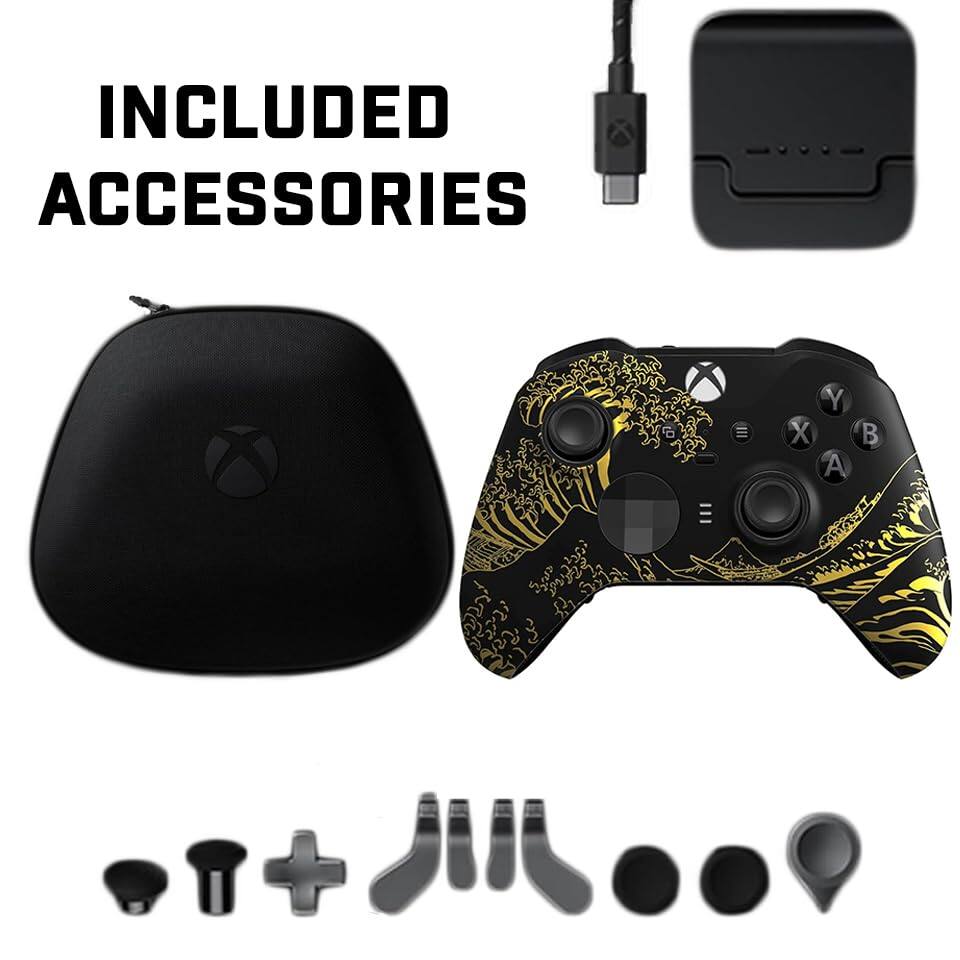 Custom Controllerzz Custom Elite Series 2 Wireless Controller for Xbox Series X, Xbox Series S ...