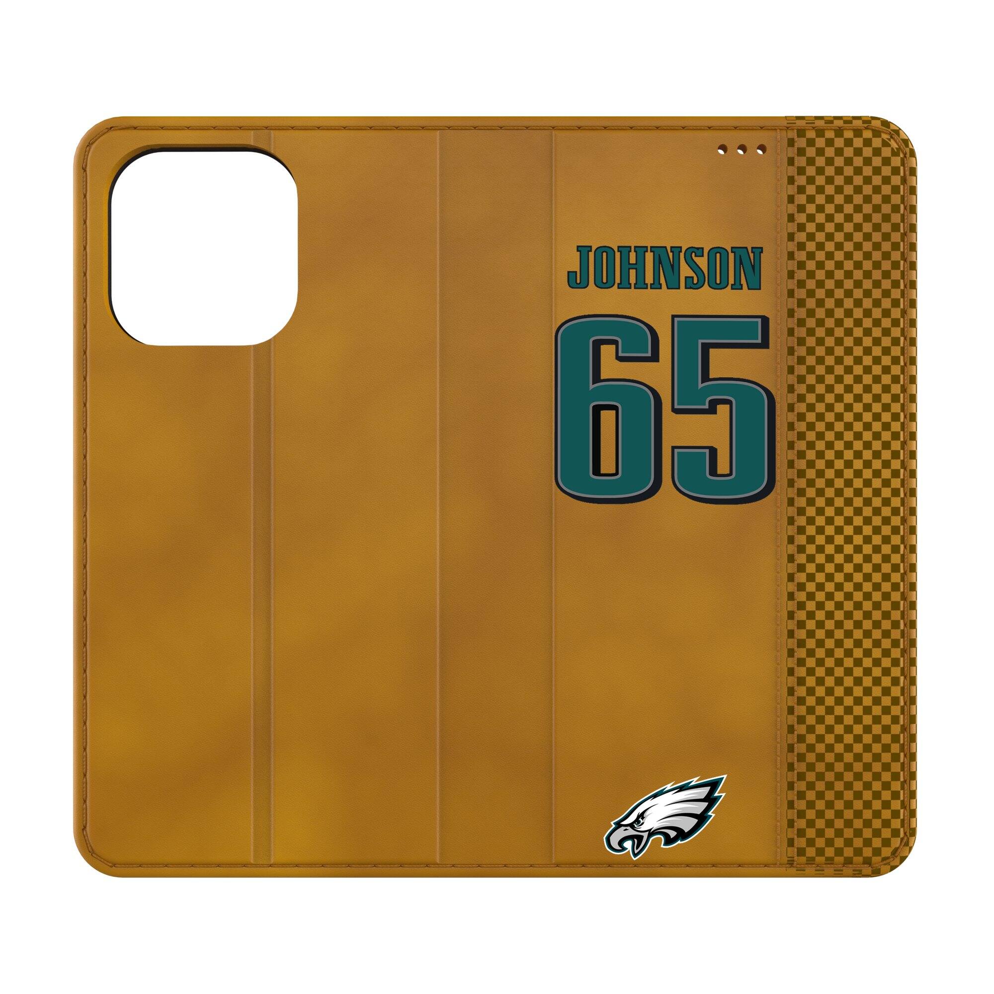 Front. Keyscaper - Lane Johnson Brown Philadelphia Eagles Folio iPhone ...