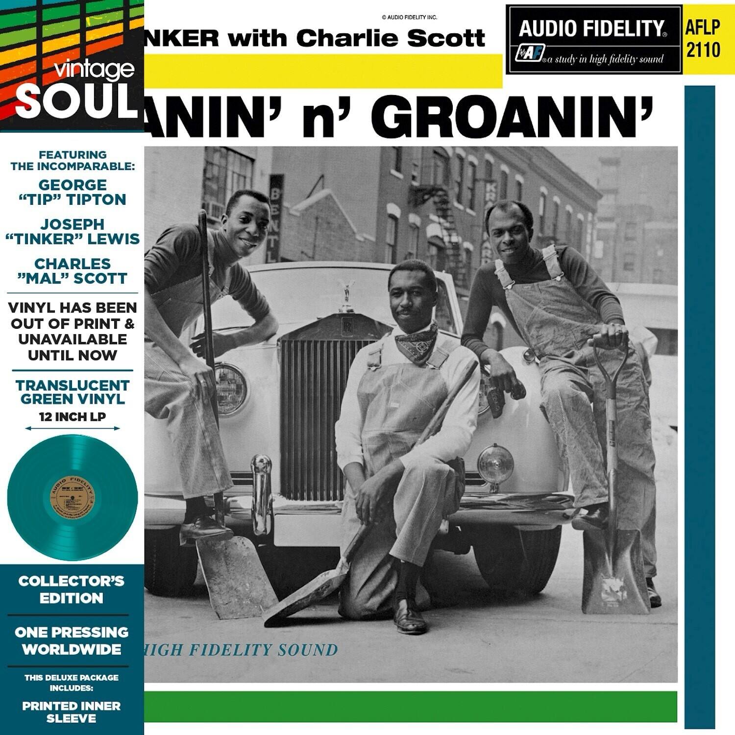 George Tipton Moanin' N Groanin' Green VINYL LP - Best Buy