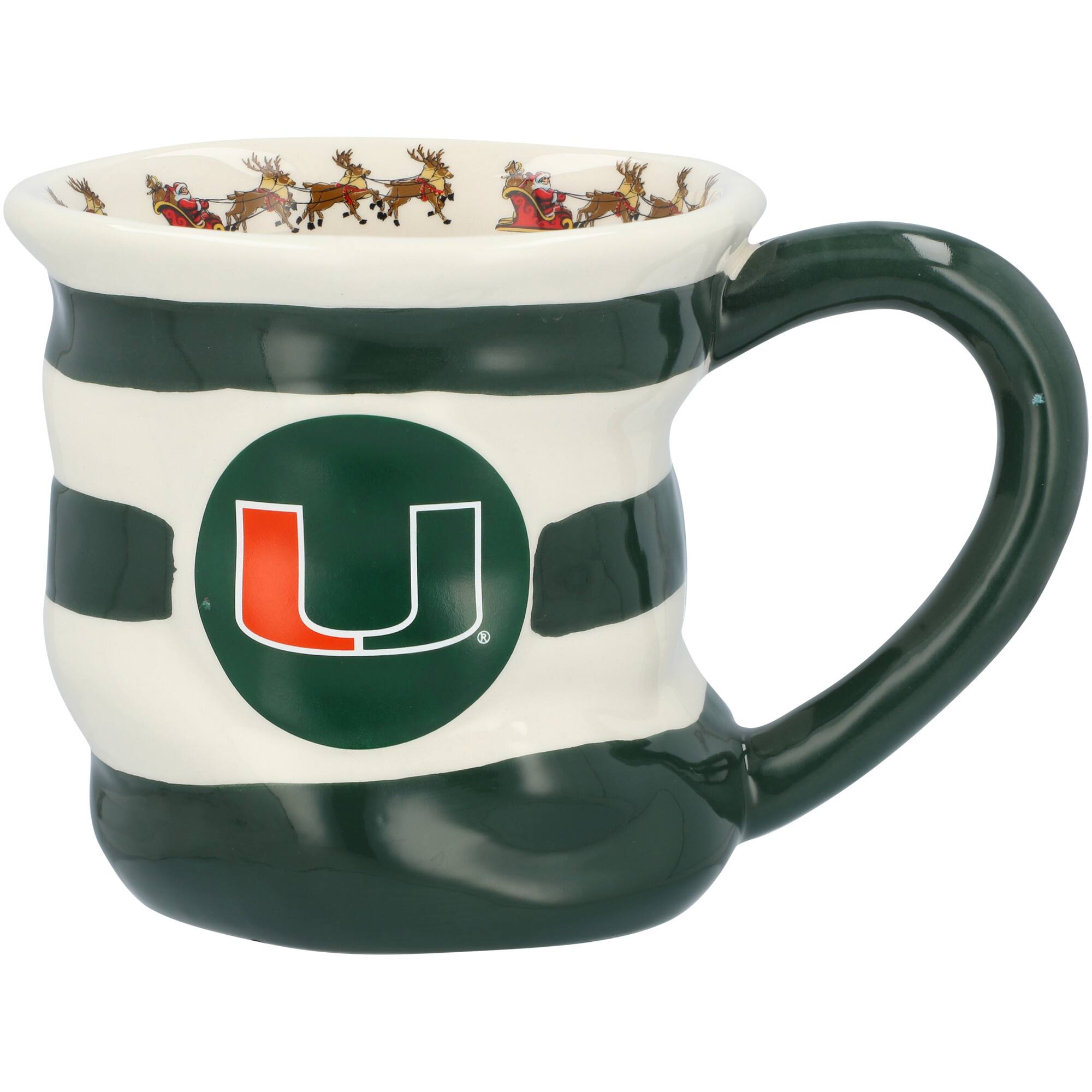 The Memory Company Miami Hurricanes 18oz. Team Holiday Mug Multicolor ...