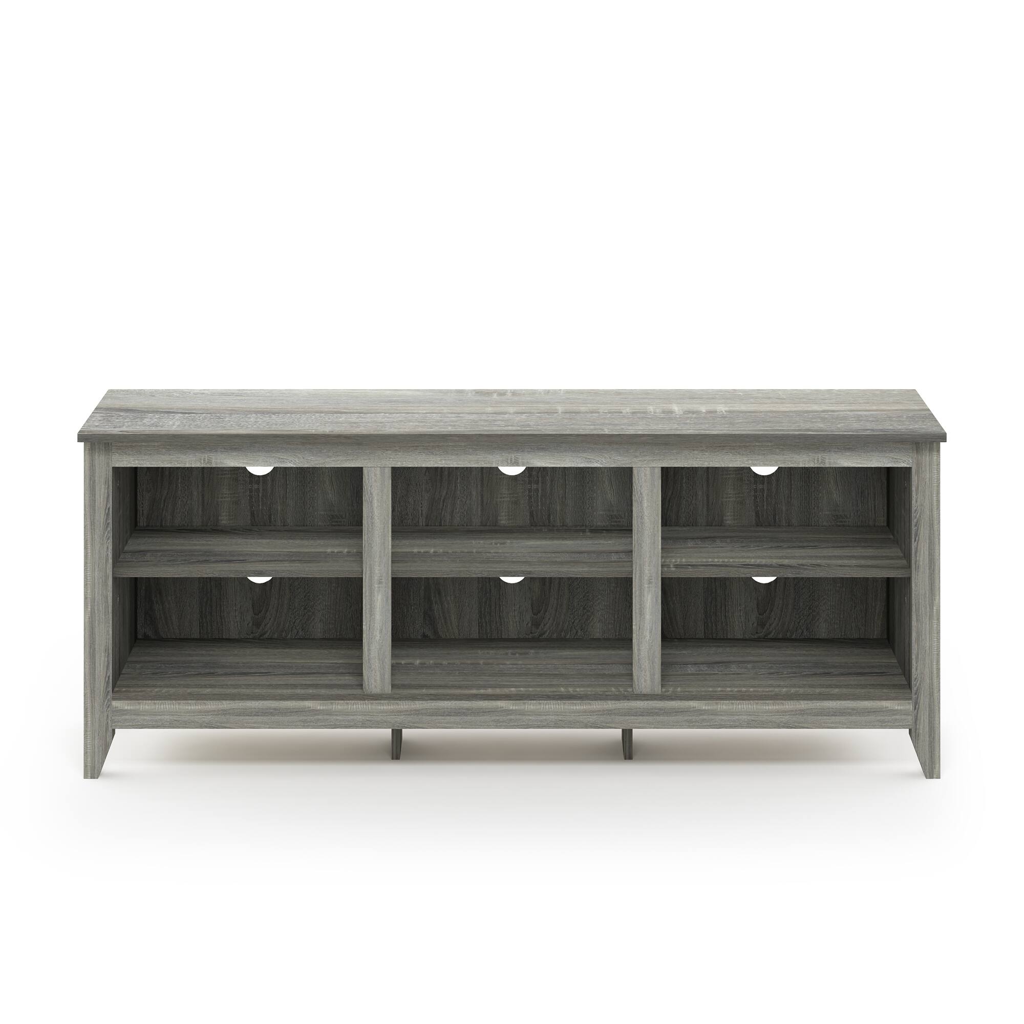 Furinno JENSEN TV Stand, TV Entertainment Center with Shelves, TV ...