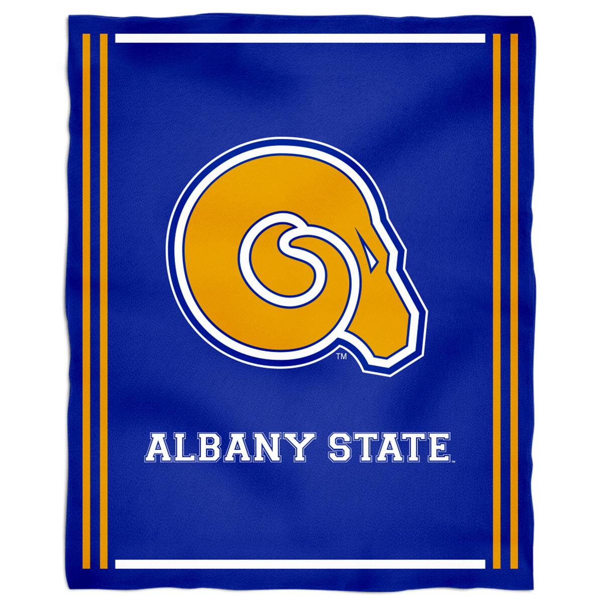 Vive La Fete Albany State Golden Rams 36'' x 48'' Children's Mascot Plush Blanket Multicolor ...