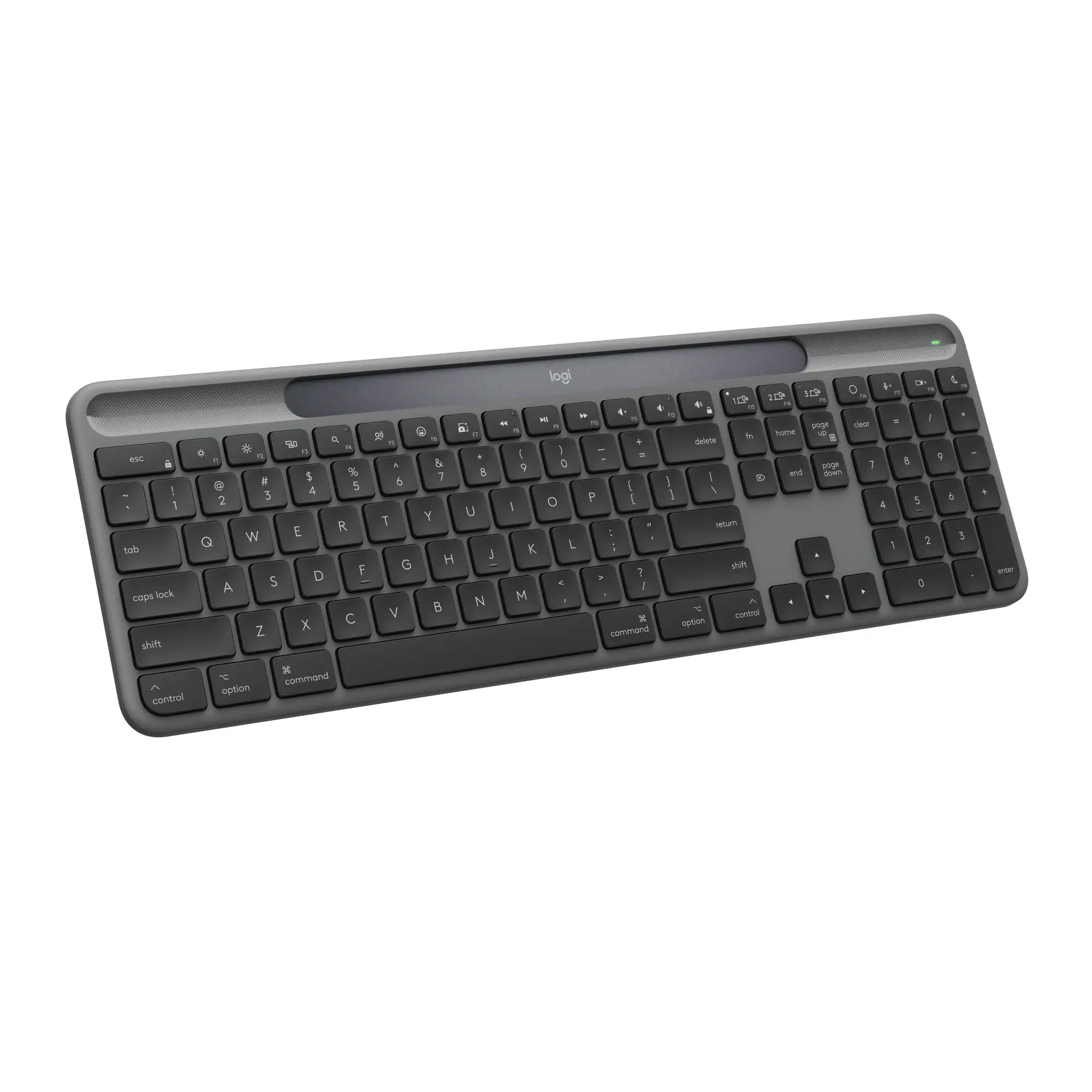 Logitech Signature Slim Solar+ K980 for Mac Wireless Bluetooth Solar ...
