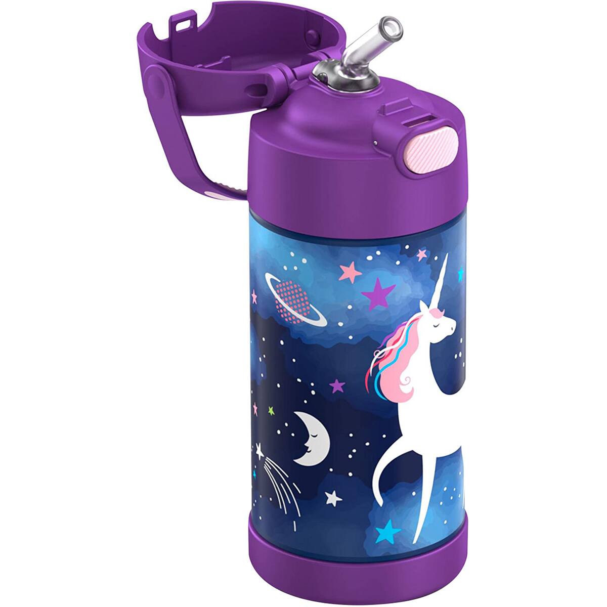Thermos 12 oz. Kid's Funtainer Insulated Water Bottle Space Unicorn THMF401 - Best Buy