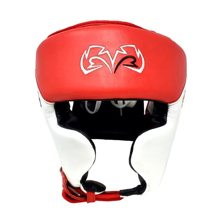 RIVAL Boxing RHGC2C Headgear w/ Cheek Protectors XL Red/White RHGC2C ...