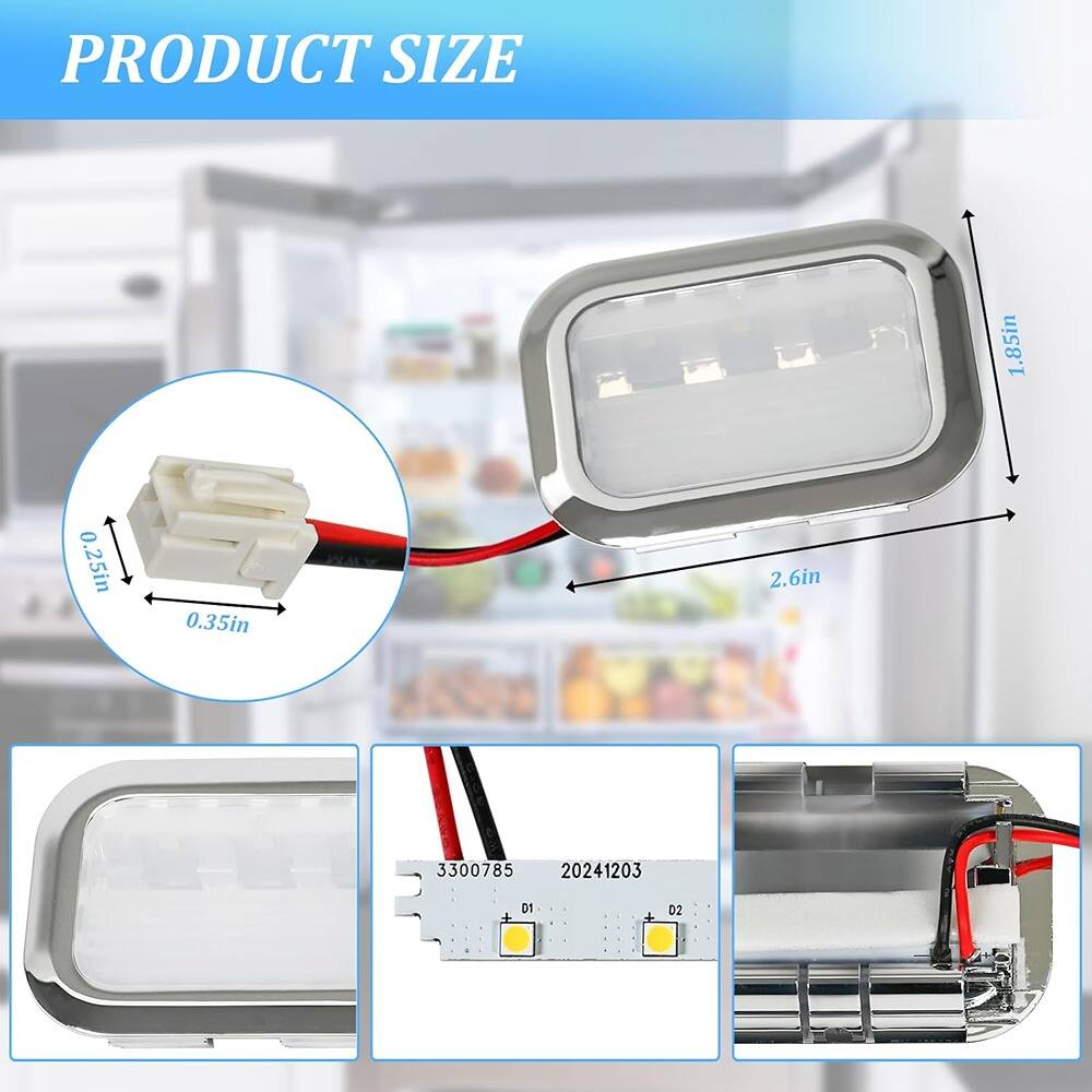 ACJPR 4 Pack LED Light Module for Whirlpool/KitchenAid/JennAir, White ...