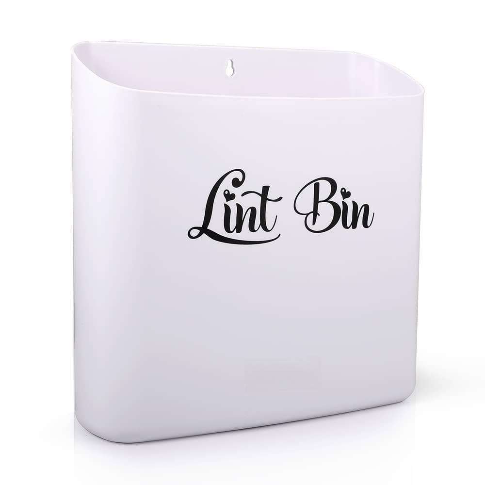 Dapper Styles Magnetic Laundry Storage Lint Holder Bin For Room Space ...