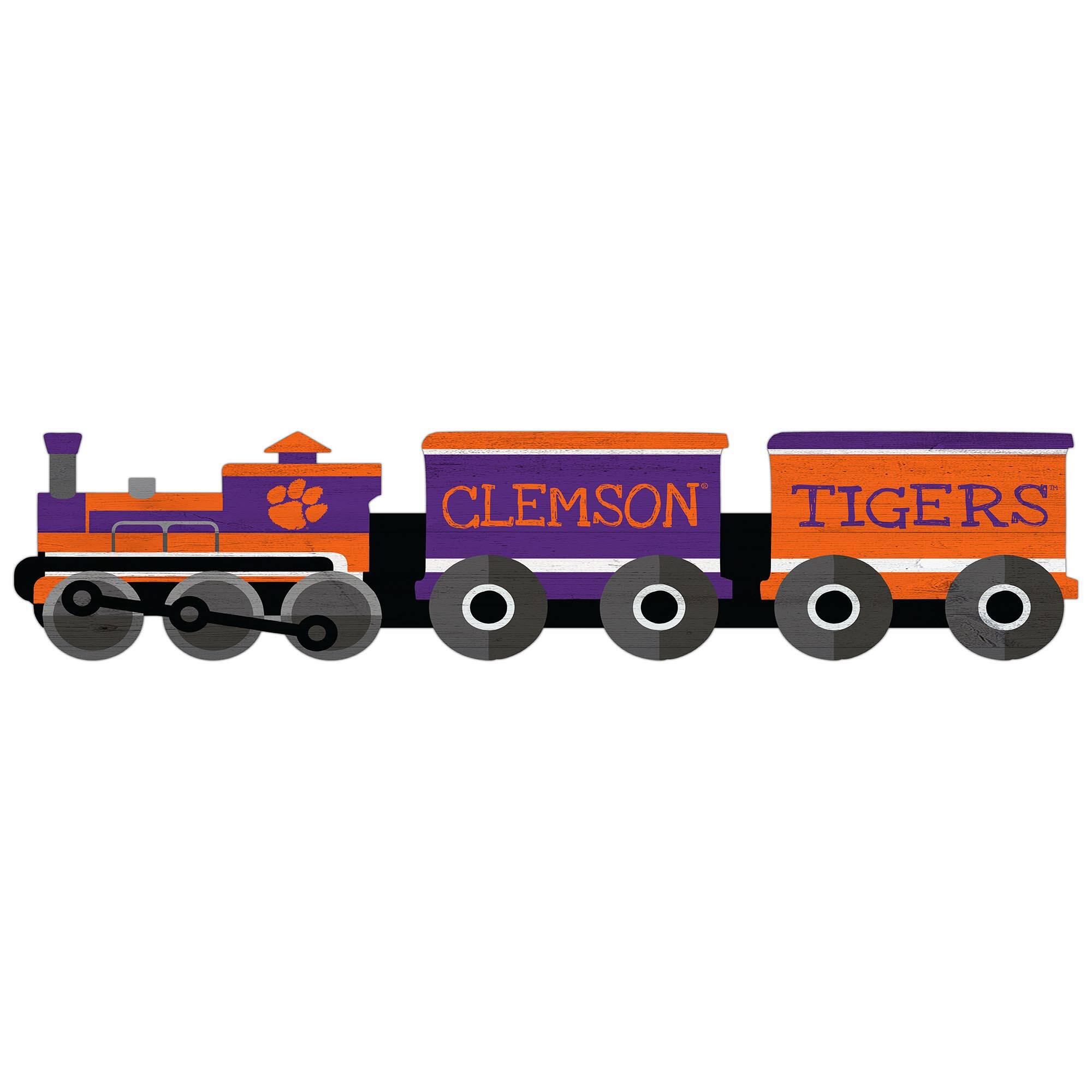 Fan Creations Clemson Tigers 6'' x 24'' Train Cutout Sign Multicolor ...