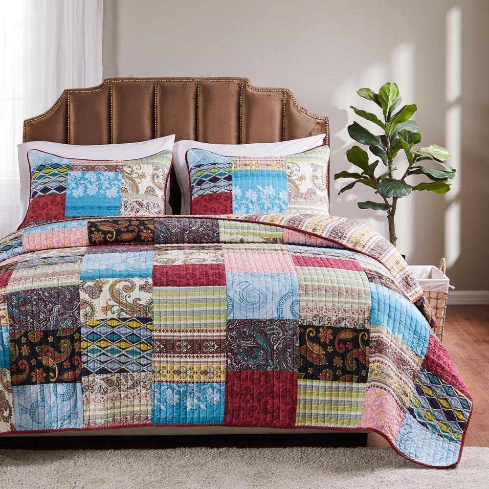 Greenland Home Fashions Greenland Home Fashion Bohemian Dream Quilt Set ...