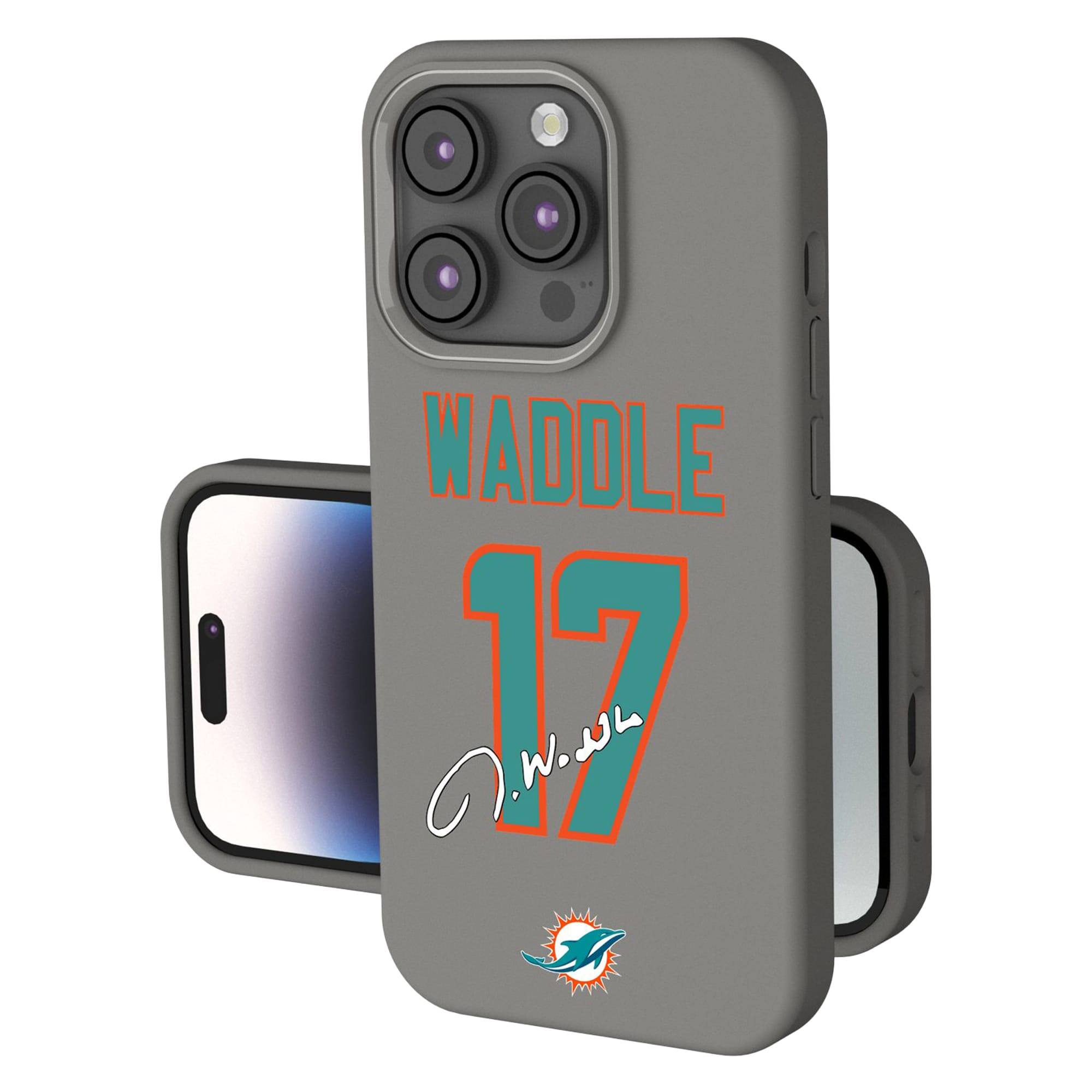 Keyscaper NFL Jaylen Waddle Miami Dolphins Ready Soft Touch iPhone Case ...