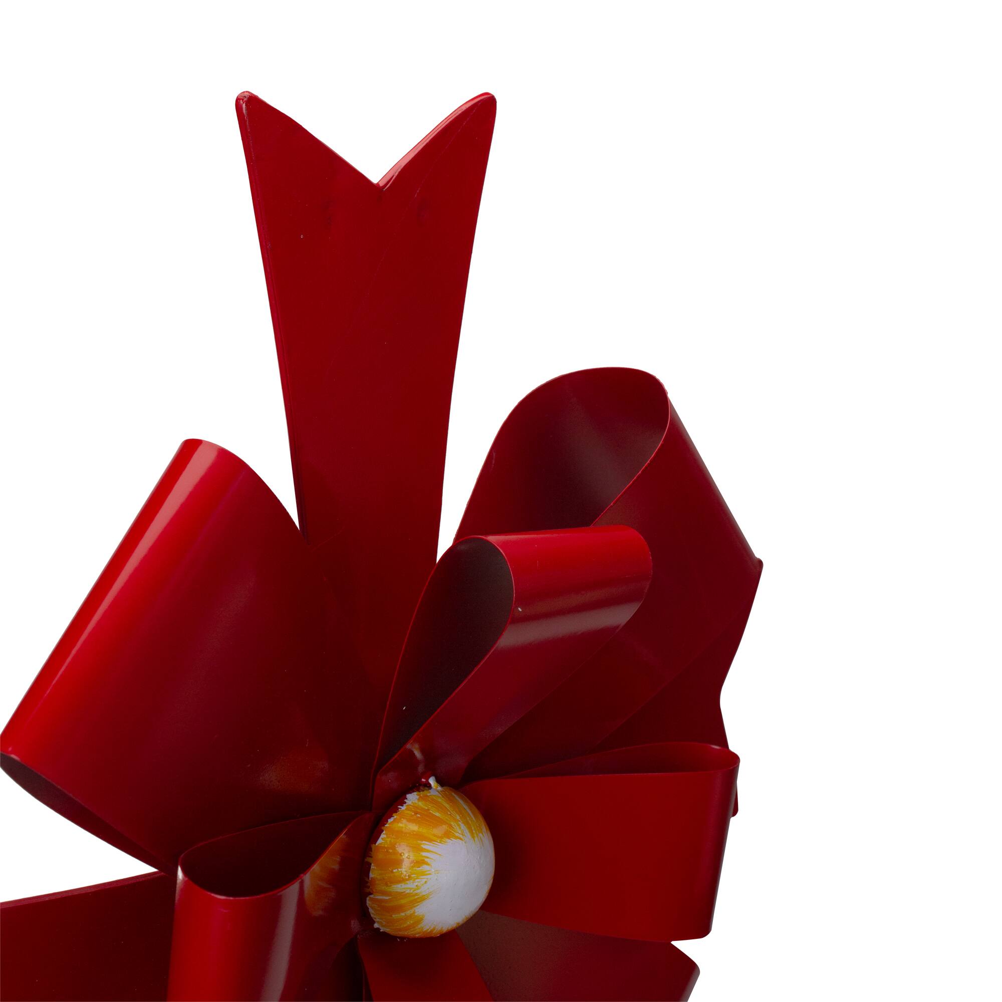 Northlight Metal Christmas Bow Wall Decoration 19" Red 34316690 - Best Buy