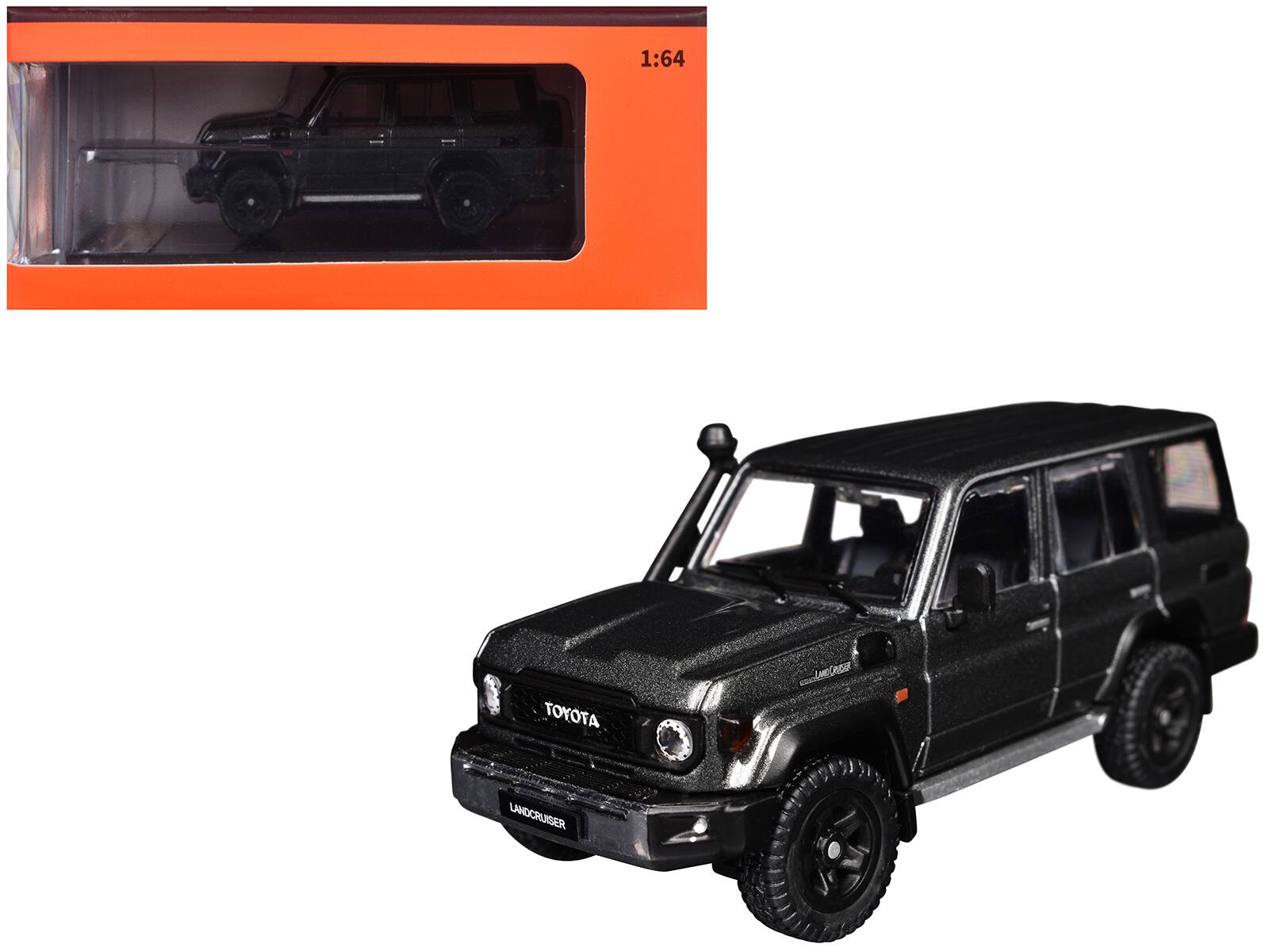 Toyota Land Cruiser (J76) 1/64 Diecast Model Car by GCD Gray Metallic - Best Buy