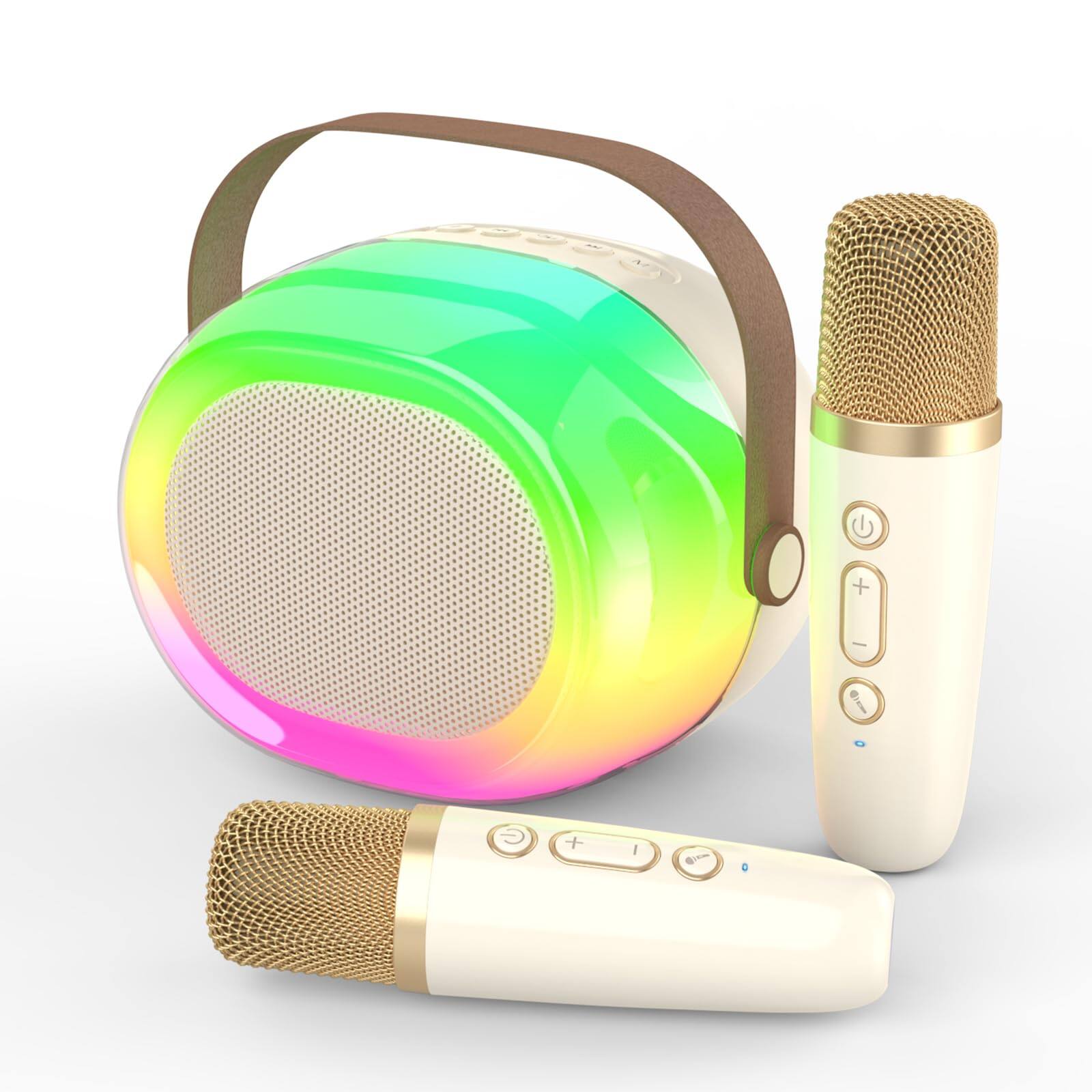 Pacoar Cade usb Light Karaoke Machine For Adults Portable With Two ...