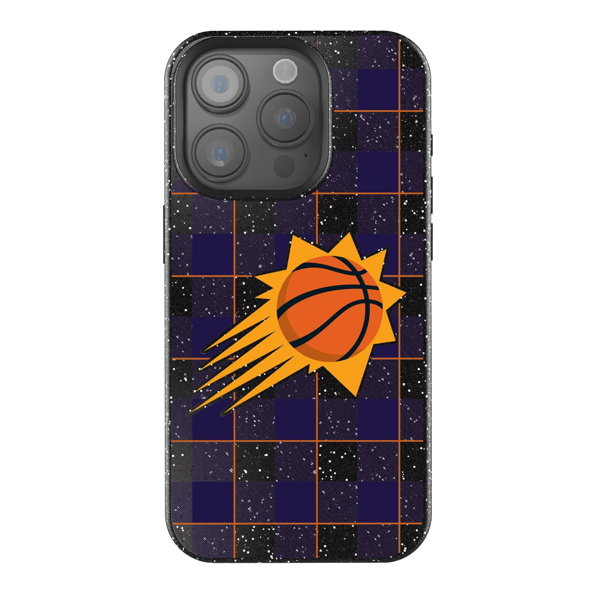 Keyscaper NBA Phoenix Suns Plaid Bling iPhone Case 16 Black 202143008 ...