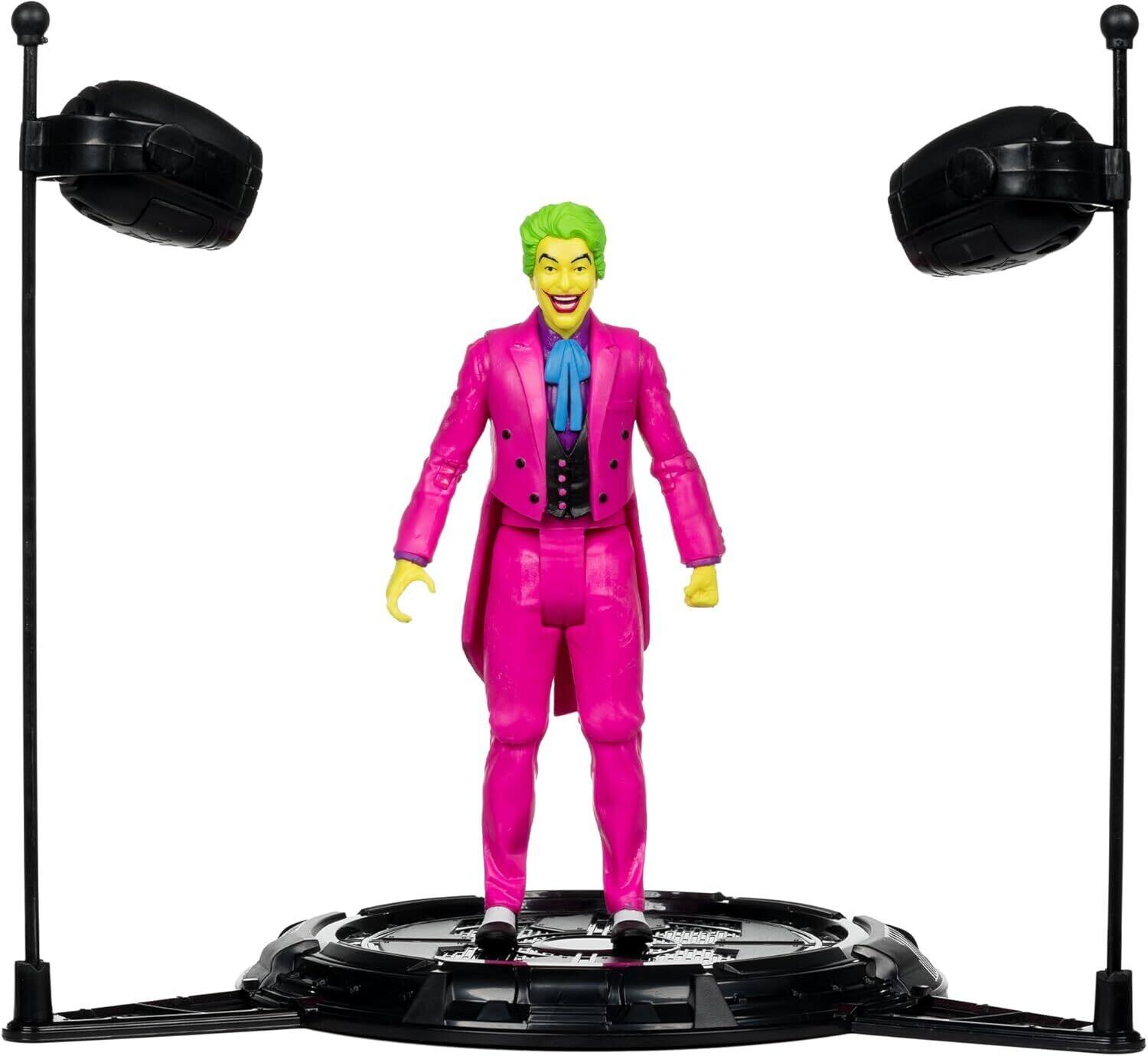 McFarlane Toys DC Batman 66 Joker Black Light Gold Label 6" Figure EE ...