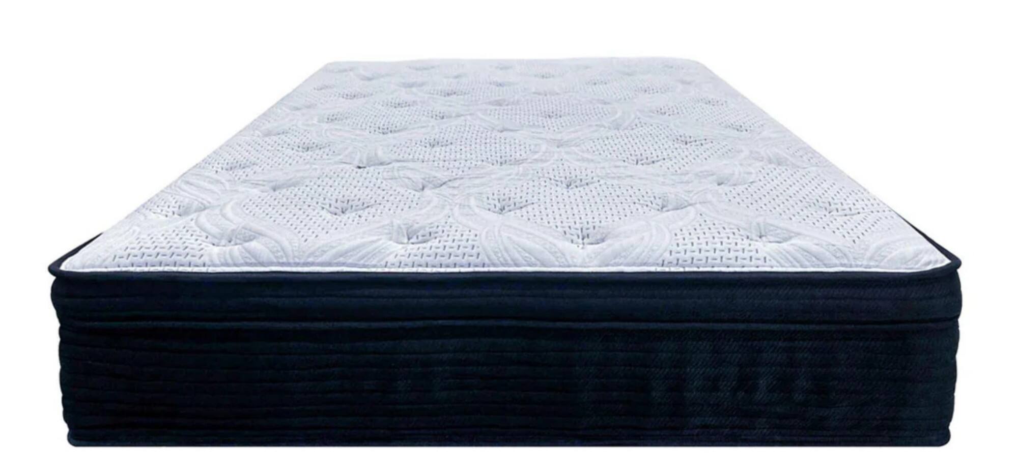 Glintex 13 Inch Queen Plush Hybrid Mattress，Cooling Fabric, Contouring ...