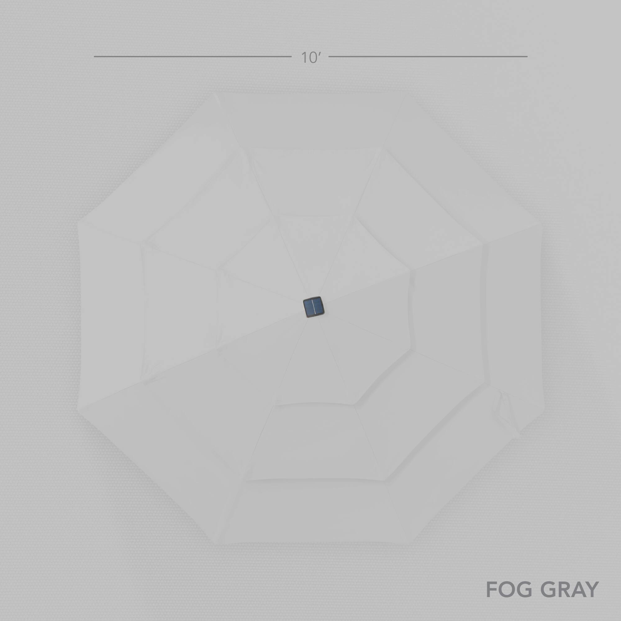 Best Choice Products Woodgrain Pattern 10ft 3 Tier Solar Patio Umbrella ...