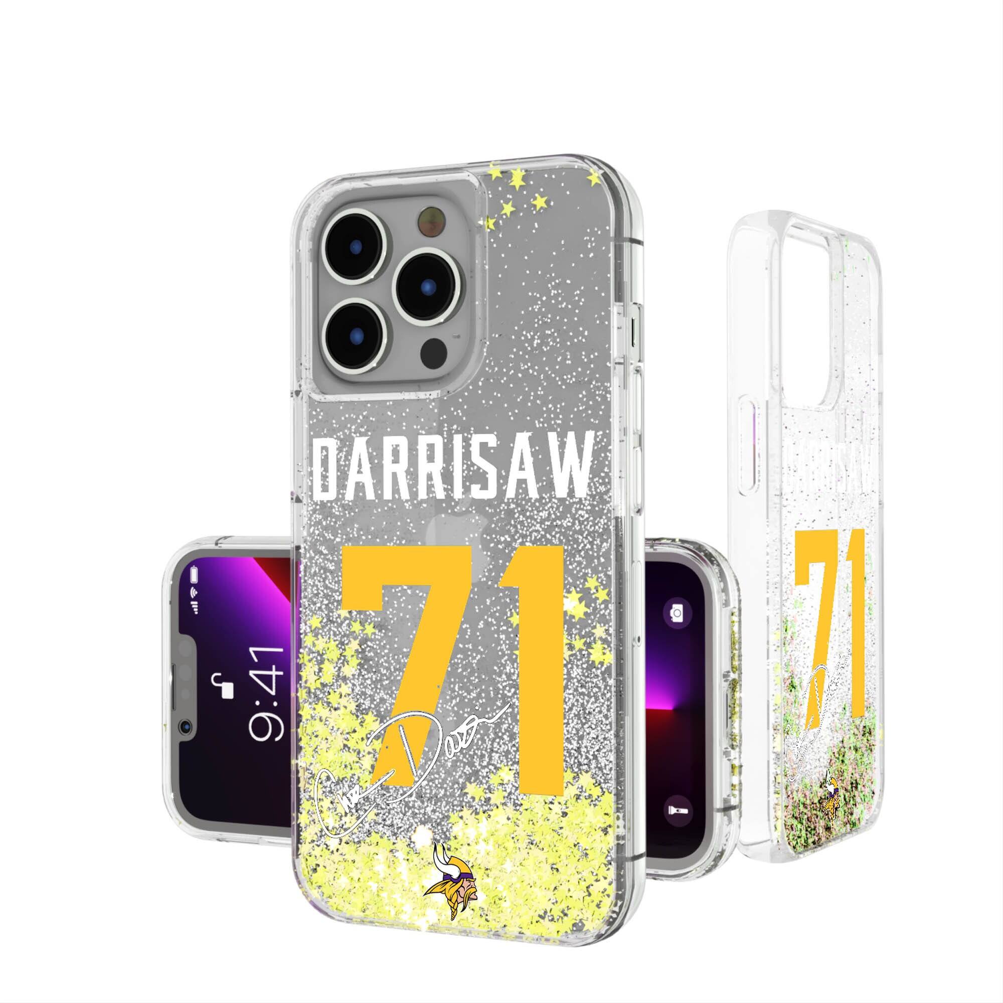 Keyscaper NFL Christian Darrisaw Minnesota Vikings iPhone Glitter Phone ...