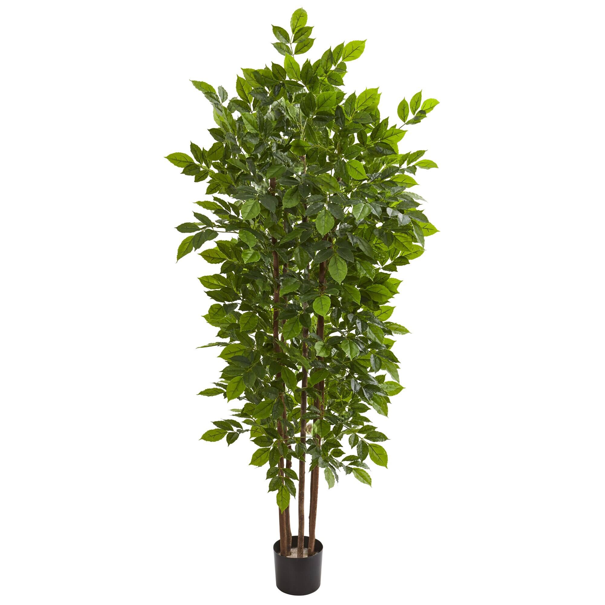 BreeBe 76" River Rirch Artificial Tree Green 9170 - Best Buy
