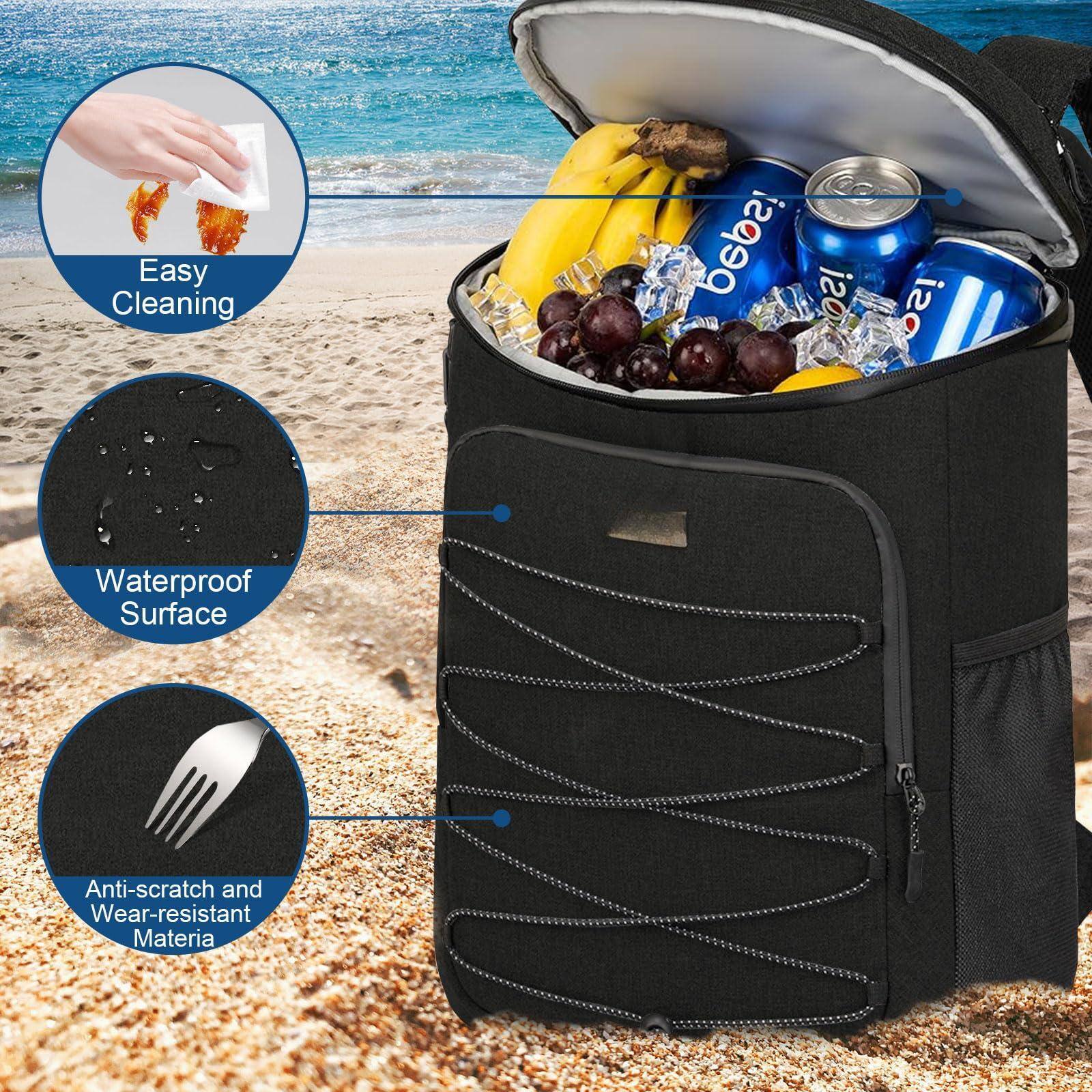 Live At Space Cooler Backpack Insulated Leak Proof 30 Cans For Men ...