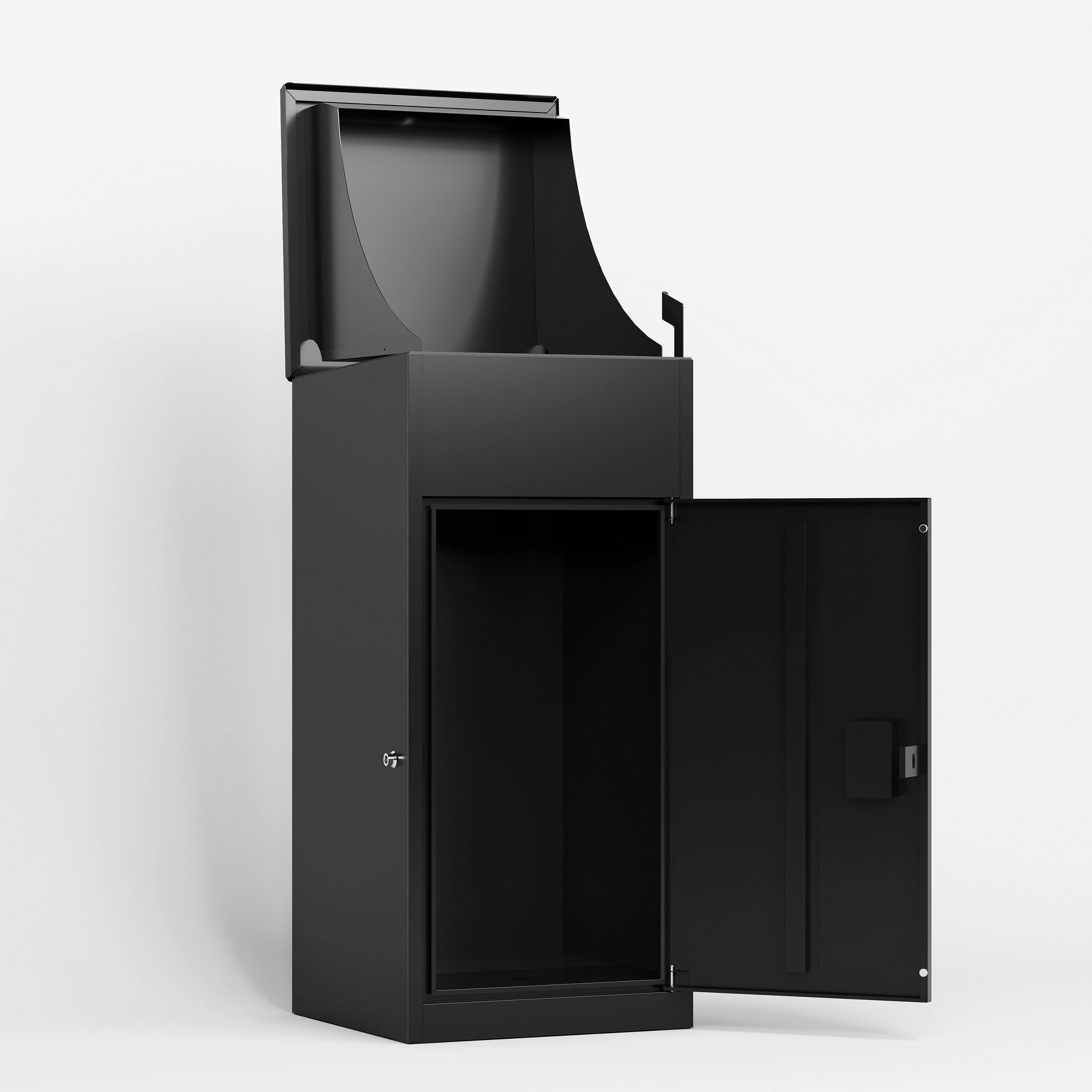 APRILSOUL Heavy Duty Steel Package Drop Box with Anti Theft Design, Weather Resistant, Package ...