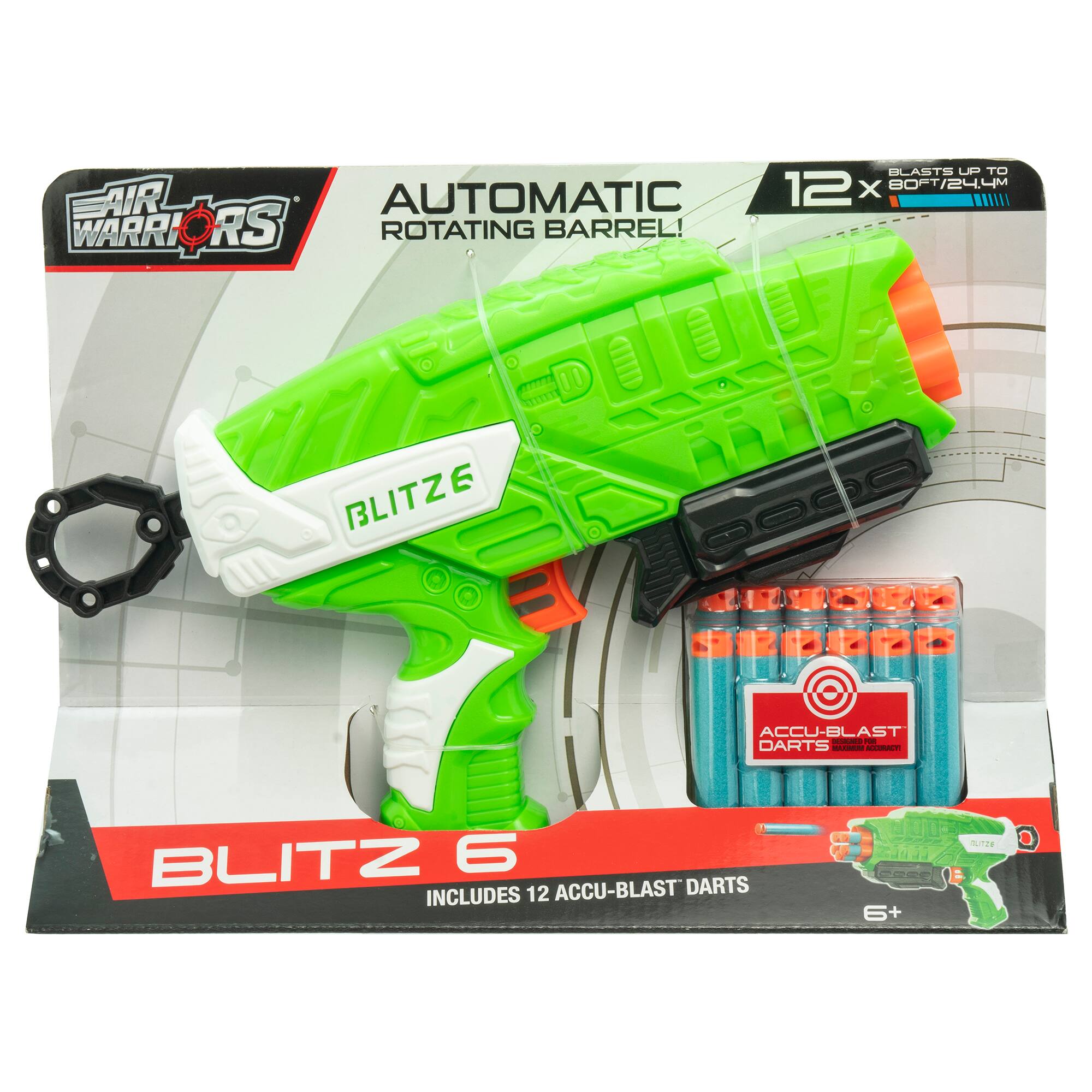Buzz Bee Toys Blitz 6 Dart Blaster W/ 12 Accu Blast Darts G0885954413539 - Best Buy