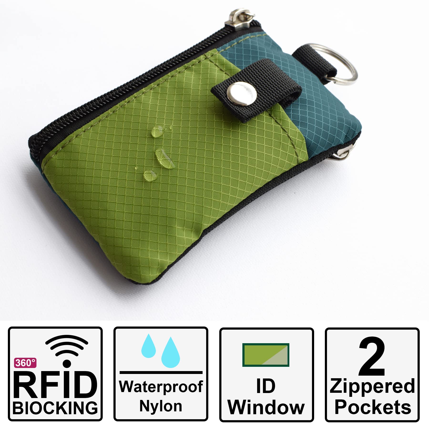 Jadie Link Minimalist Rfid Blocking Small Wallet Window Waterresistant ...
