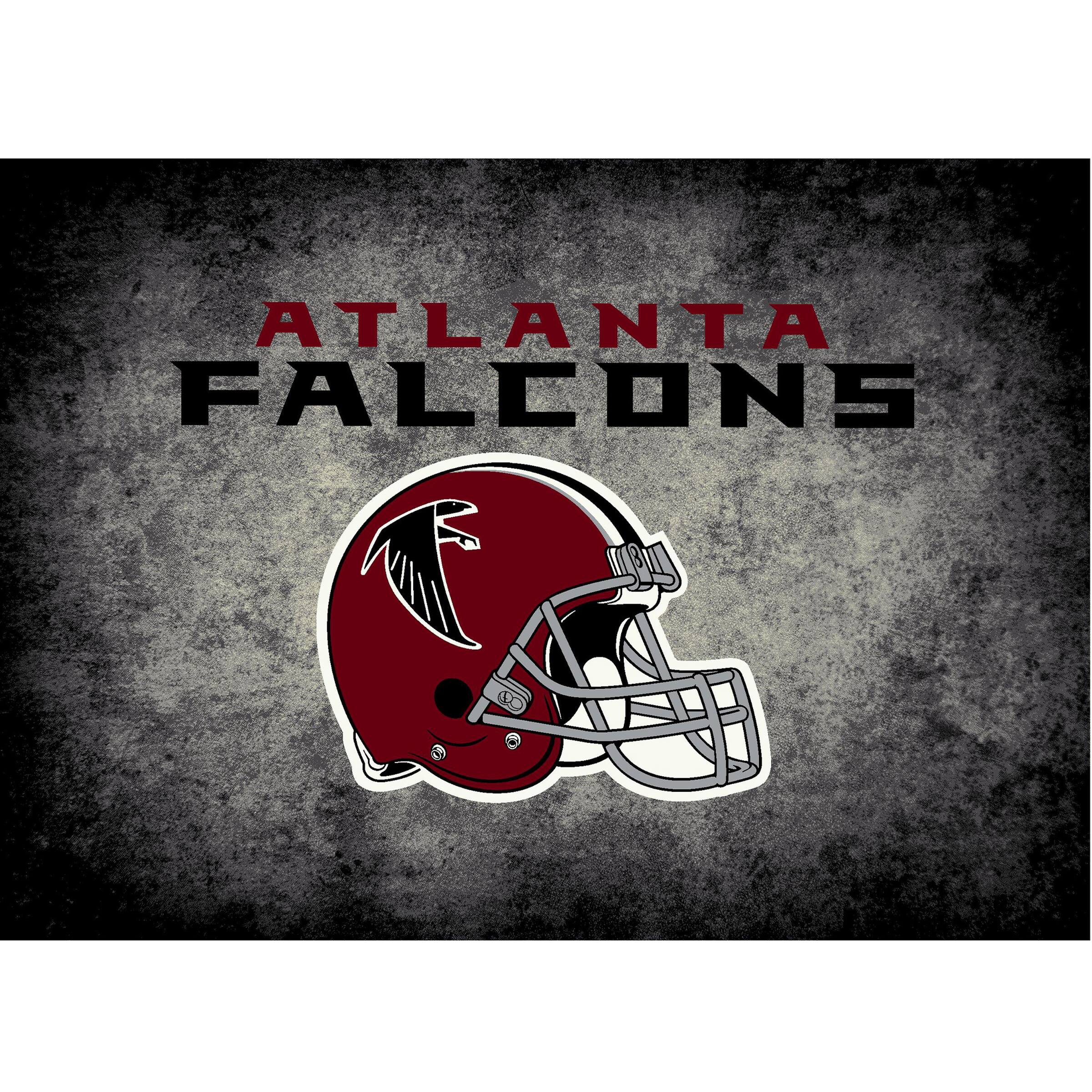 Imperial Atlanta Falcons 3'10" x 5'4" Distressed Rug Black 3532812 ...