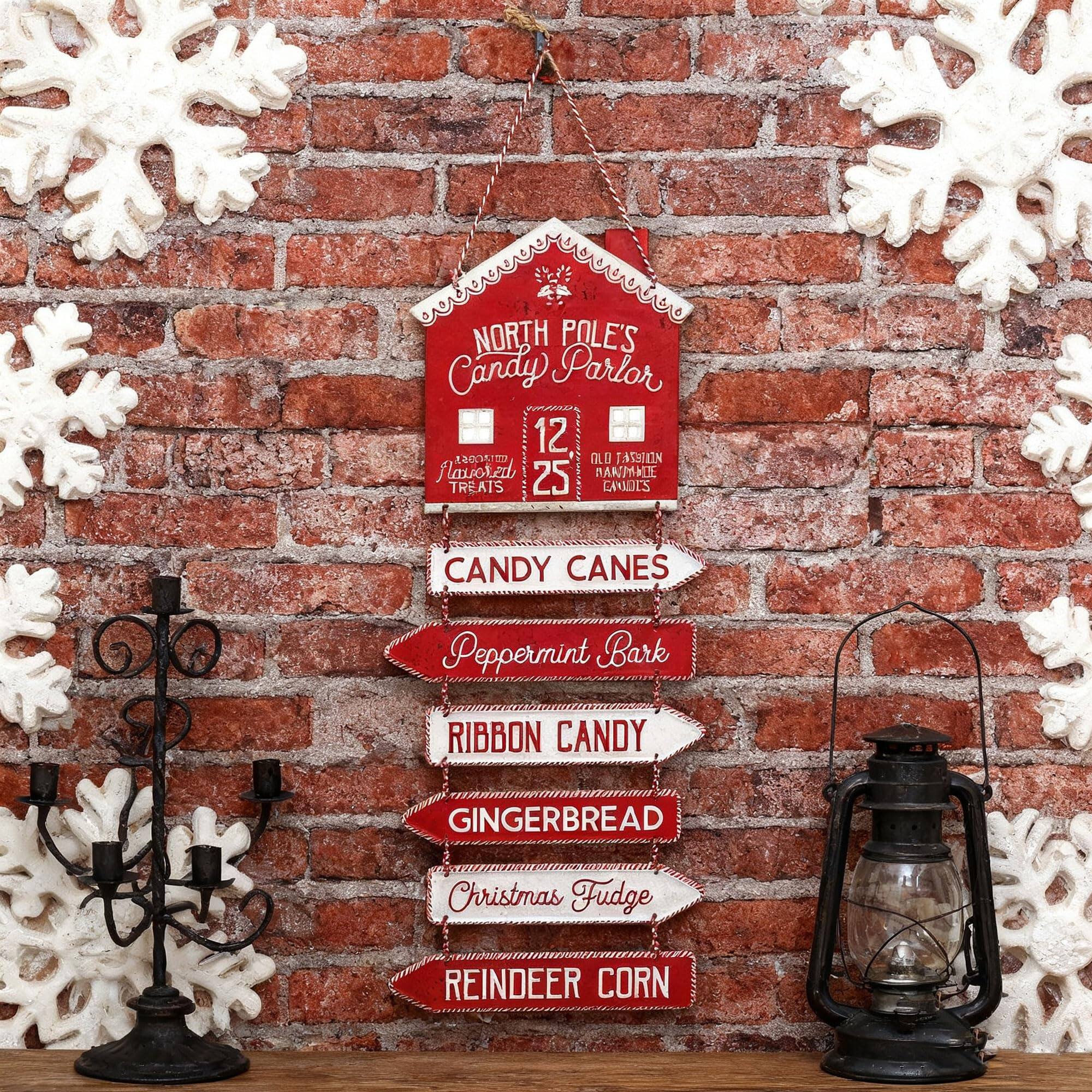 Paradigms Interiors Vintage Christmas Wall Decor Gingerbread House ...