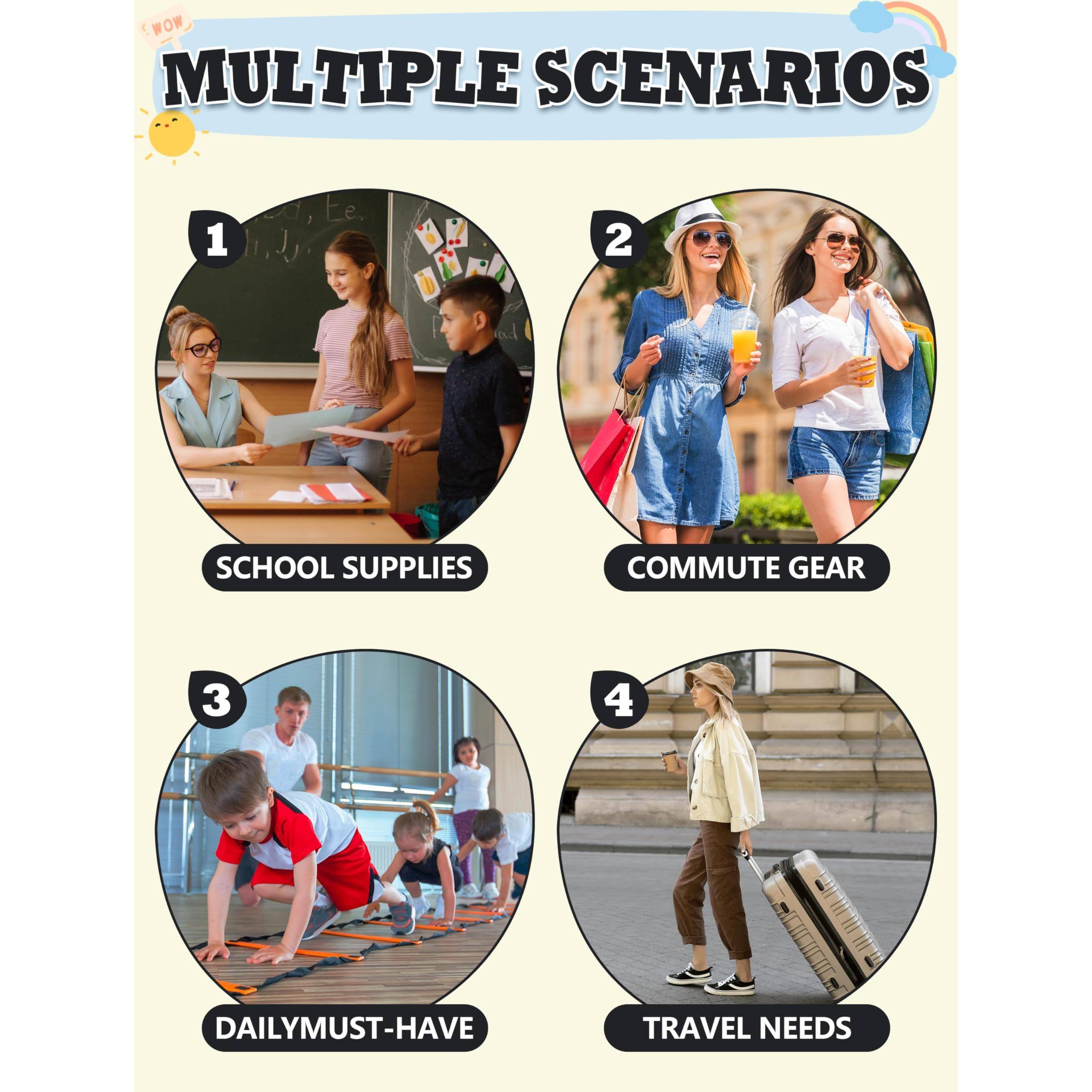 Cozy Serene Clear Backpack For School Stadium Approved 17 Inch Large Xl ...