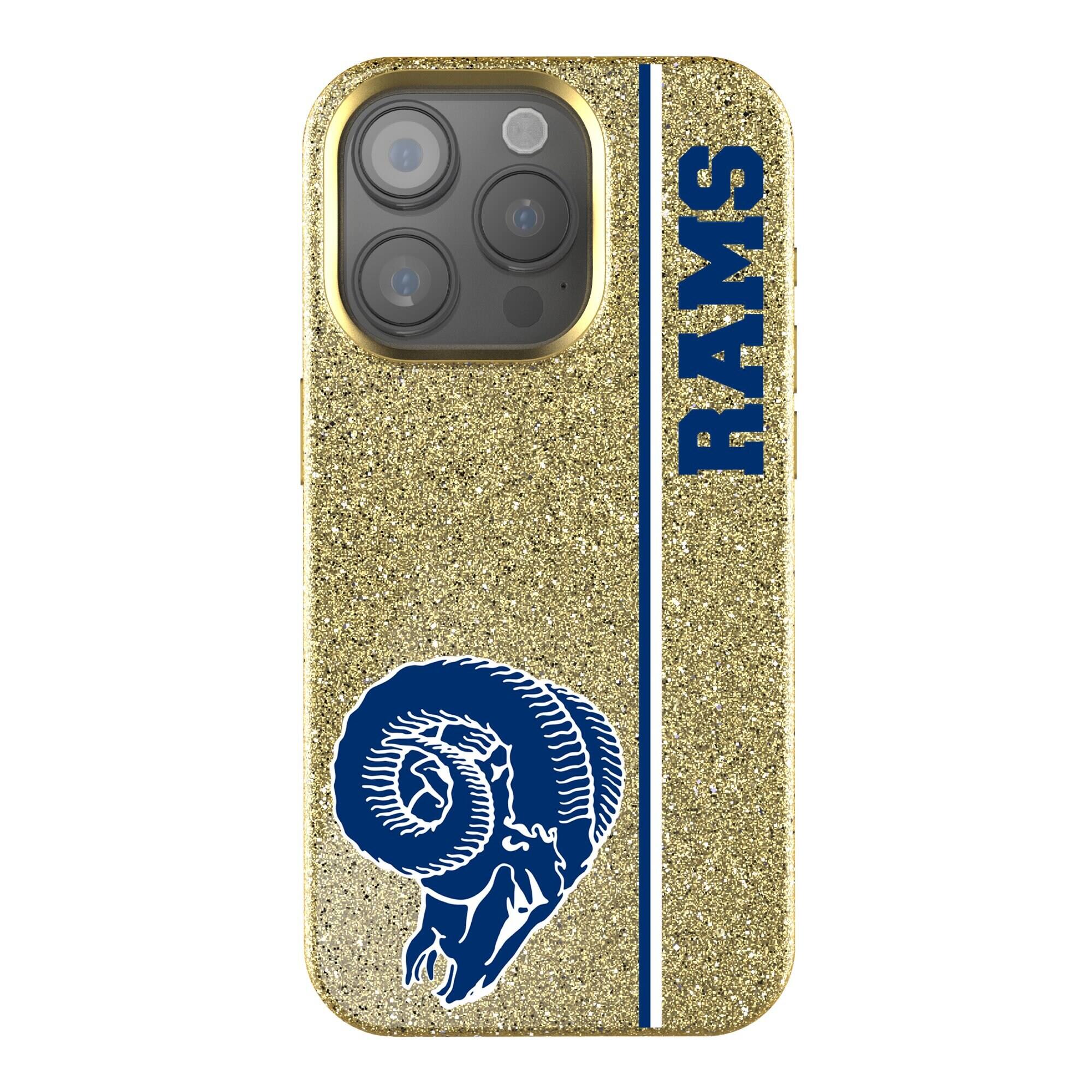Keyscaper NFL Los Angeles Rams Throwback Logo iPhone Bling Case 14 Pro ...