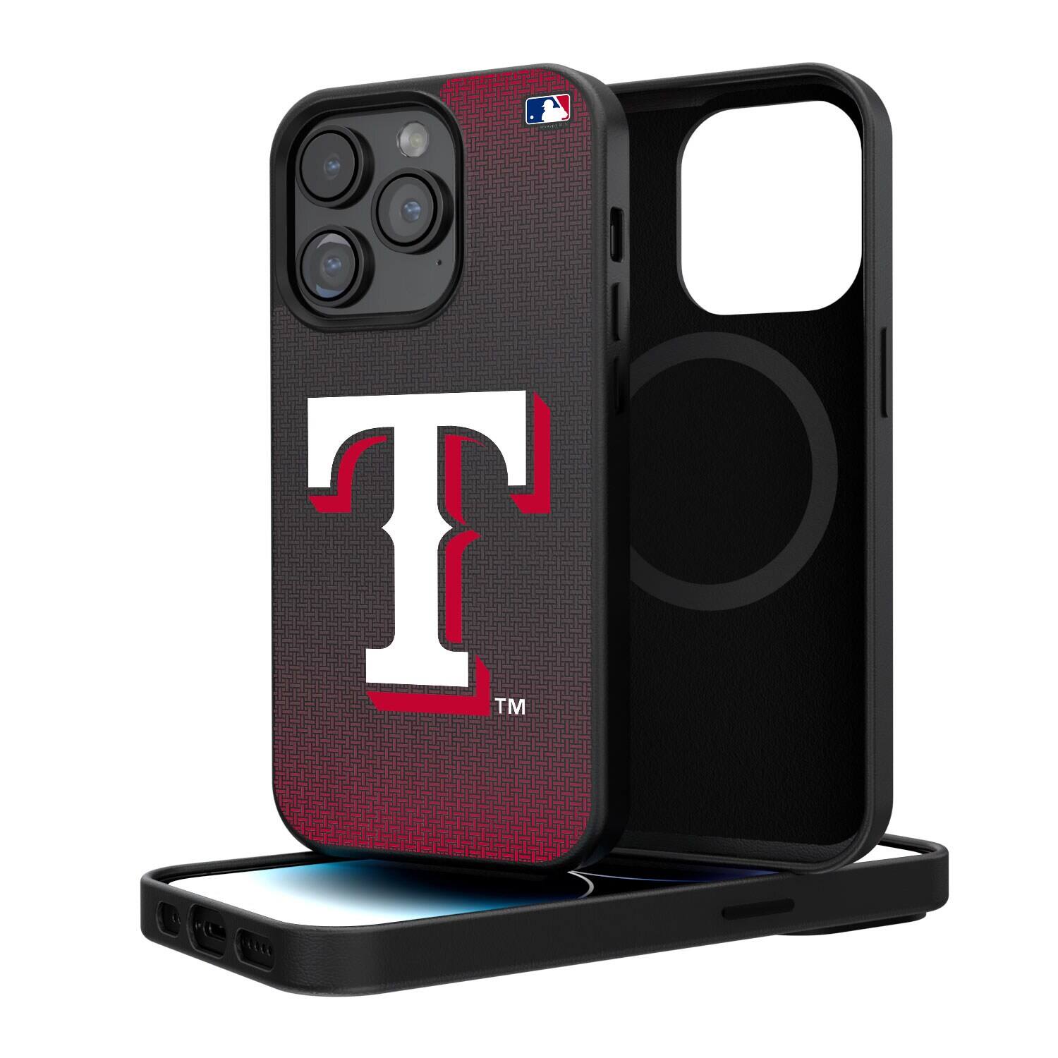 Keyscaper MLB Texas Rangers Linen Logo iPhone Magnetic Bump Case 14 ...