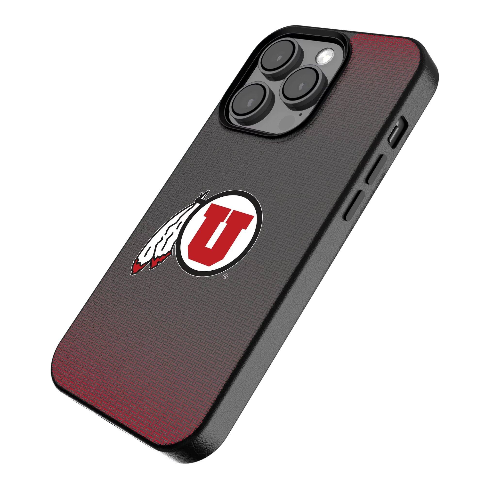 Keyscaper NCAA Utah Utes Linen Logo iPhone Magnetic Bump Case 15 Plus ...